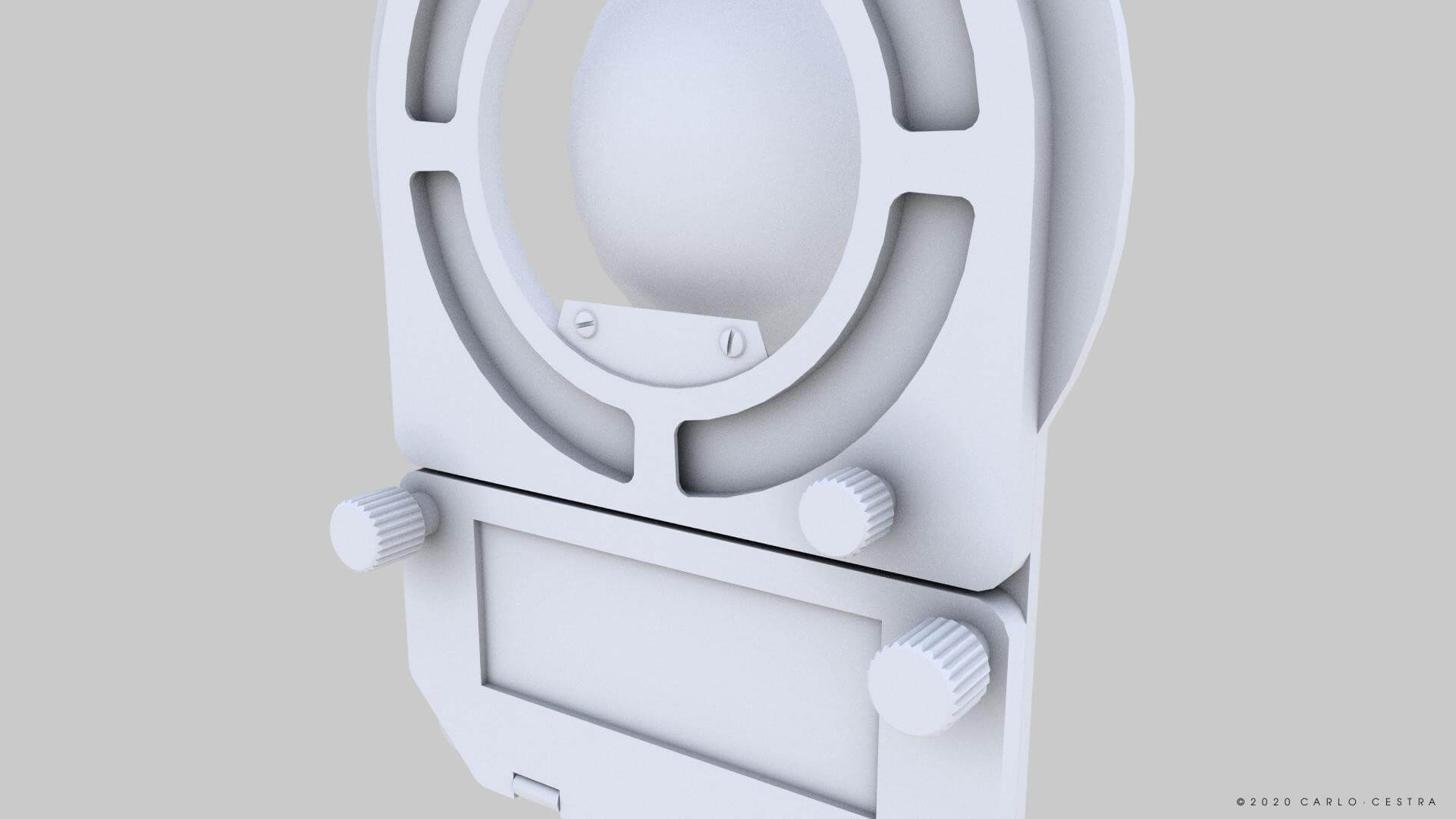 Japanese Magnetic Compass - 3D Model by Carlo Cestra