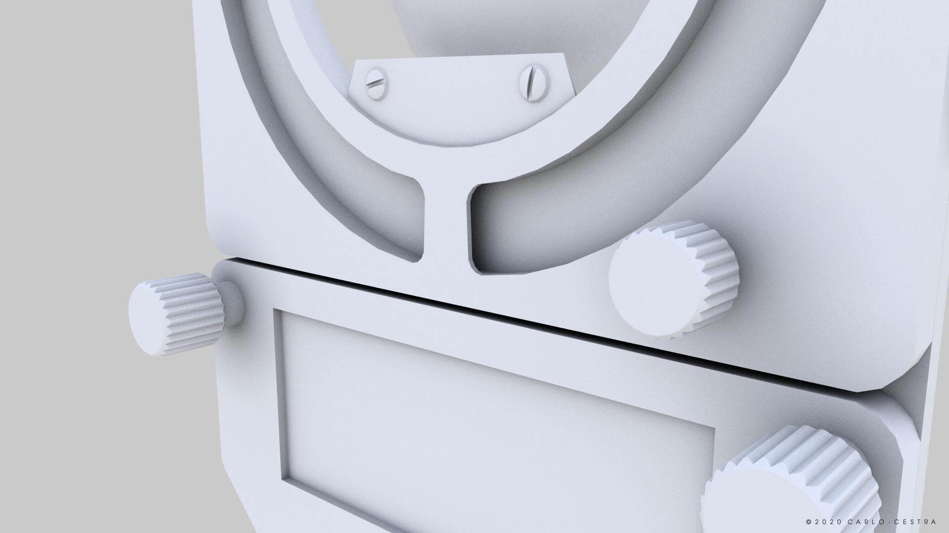 Japanese Magnetic Compass - 3D Model by Carlo Cestra