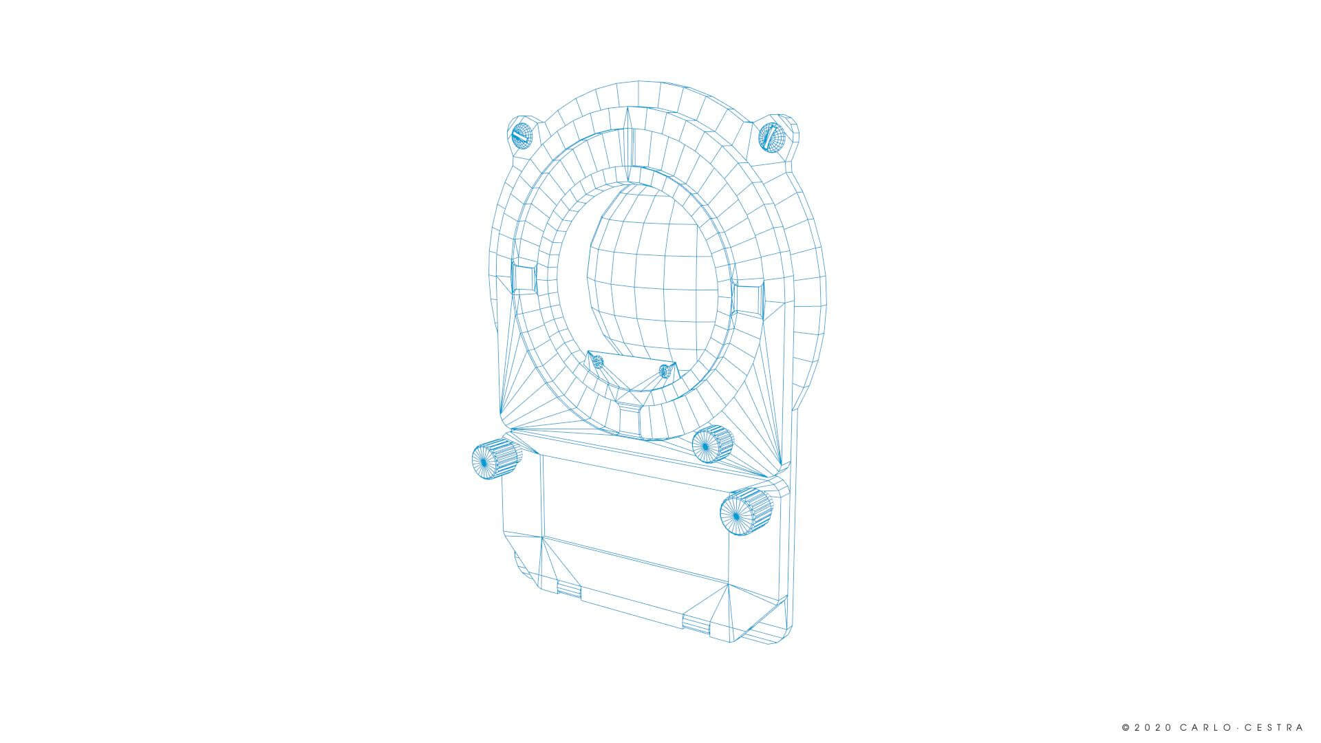 Japanese Magnetic Compass - 3D Model by Carlo Cestra