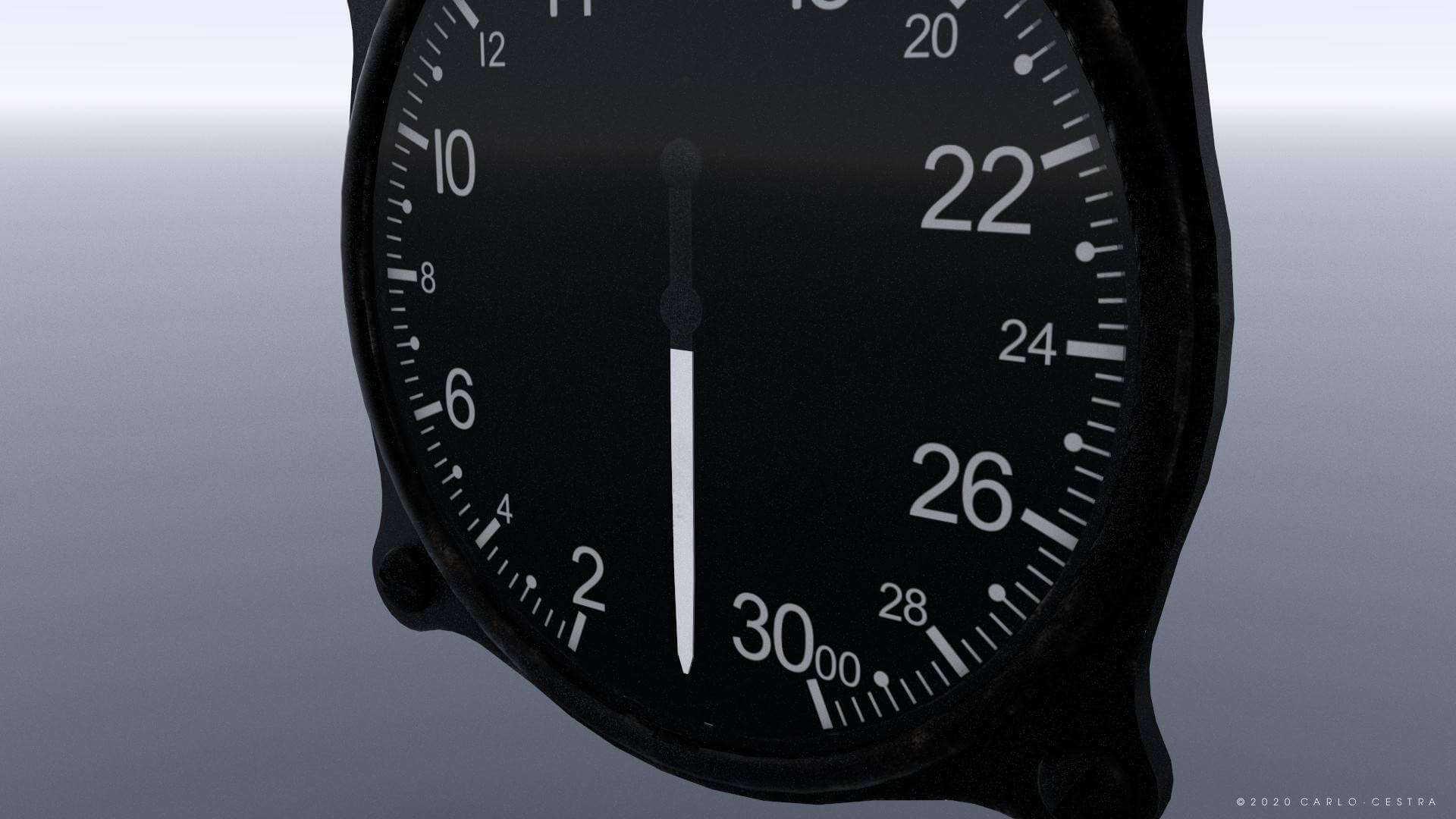 Japanese Tachometer - 3D Model by Carlo Cestra