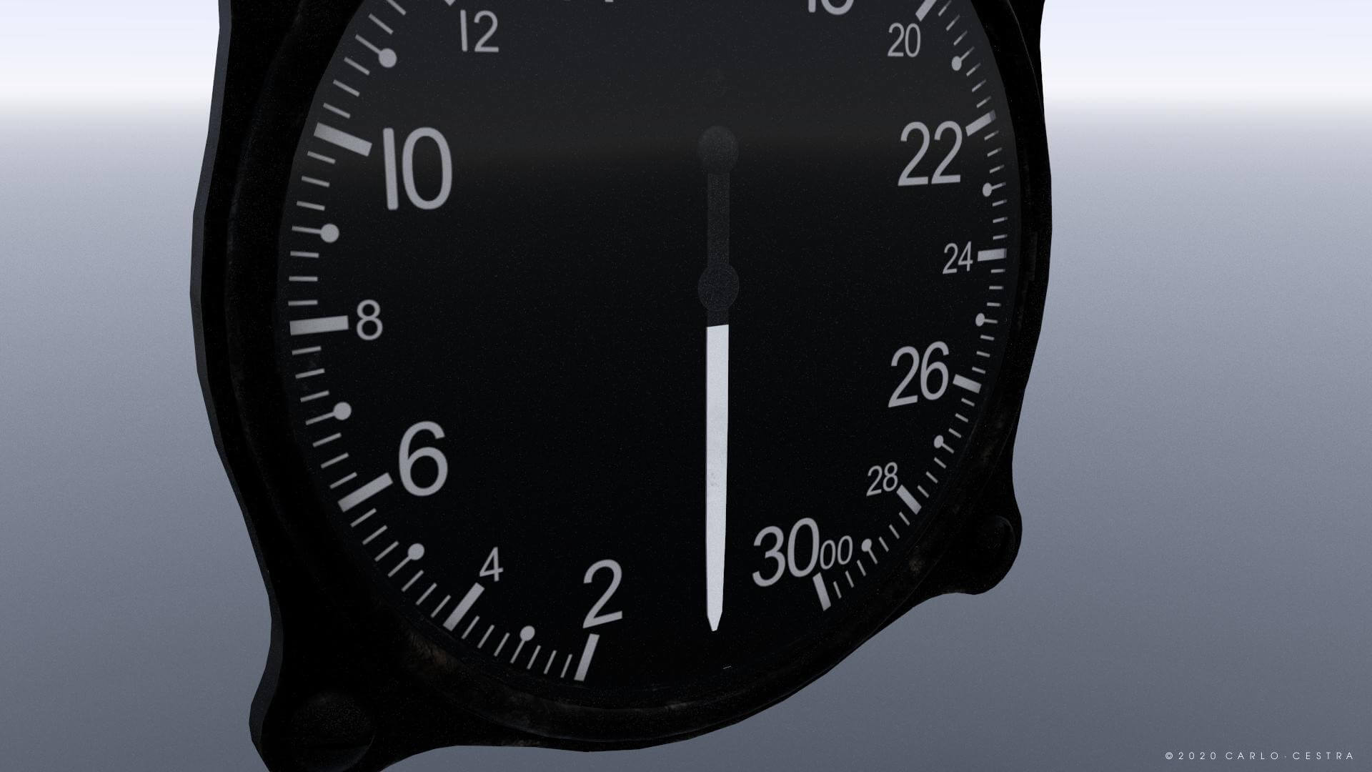 Japanese Tachometer - 3D Model by Carlo Cestra