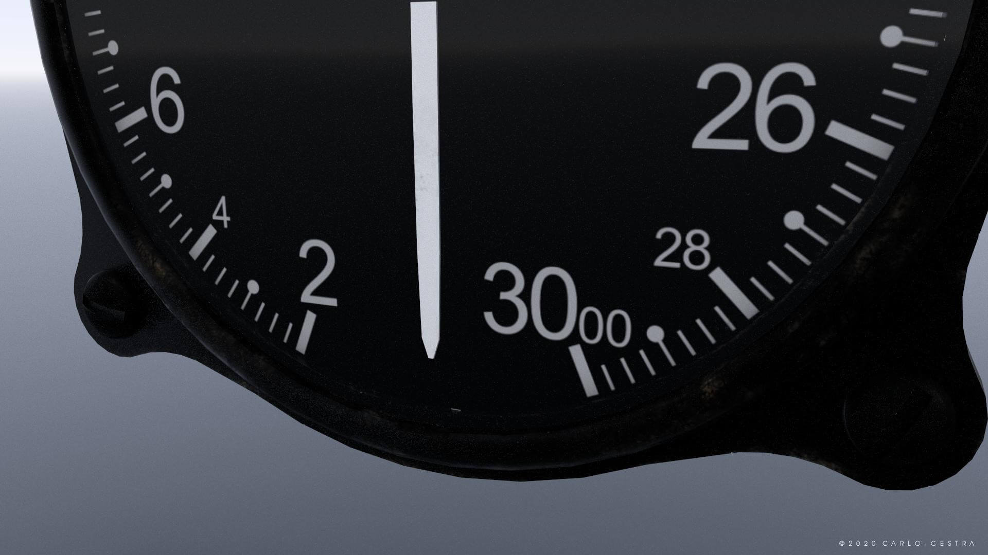 Japanese Tachometer - 3D Model by Carlo Cestra