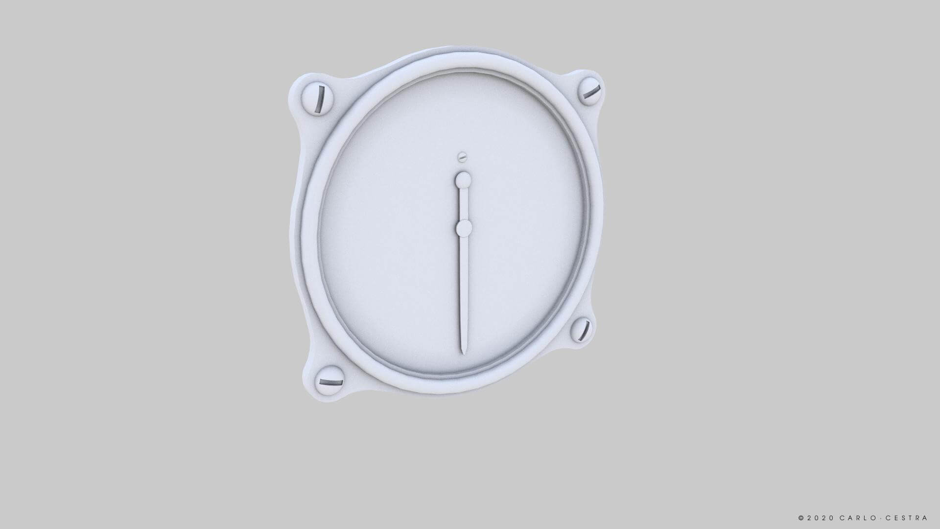 Japanese Tachometer - 3D Model by Carlo Cestra