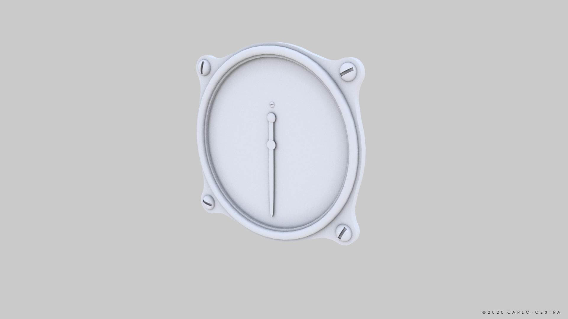 Japanese Tachometer - 3D Model by Carlo Cestra