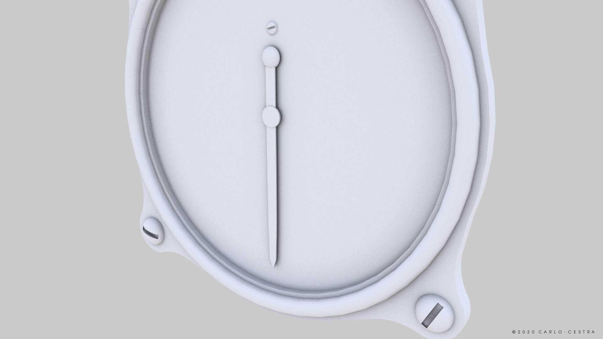 Japanese Tachometer - 3D Model by Carlo Cestra