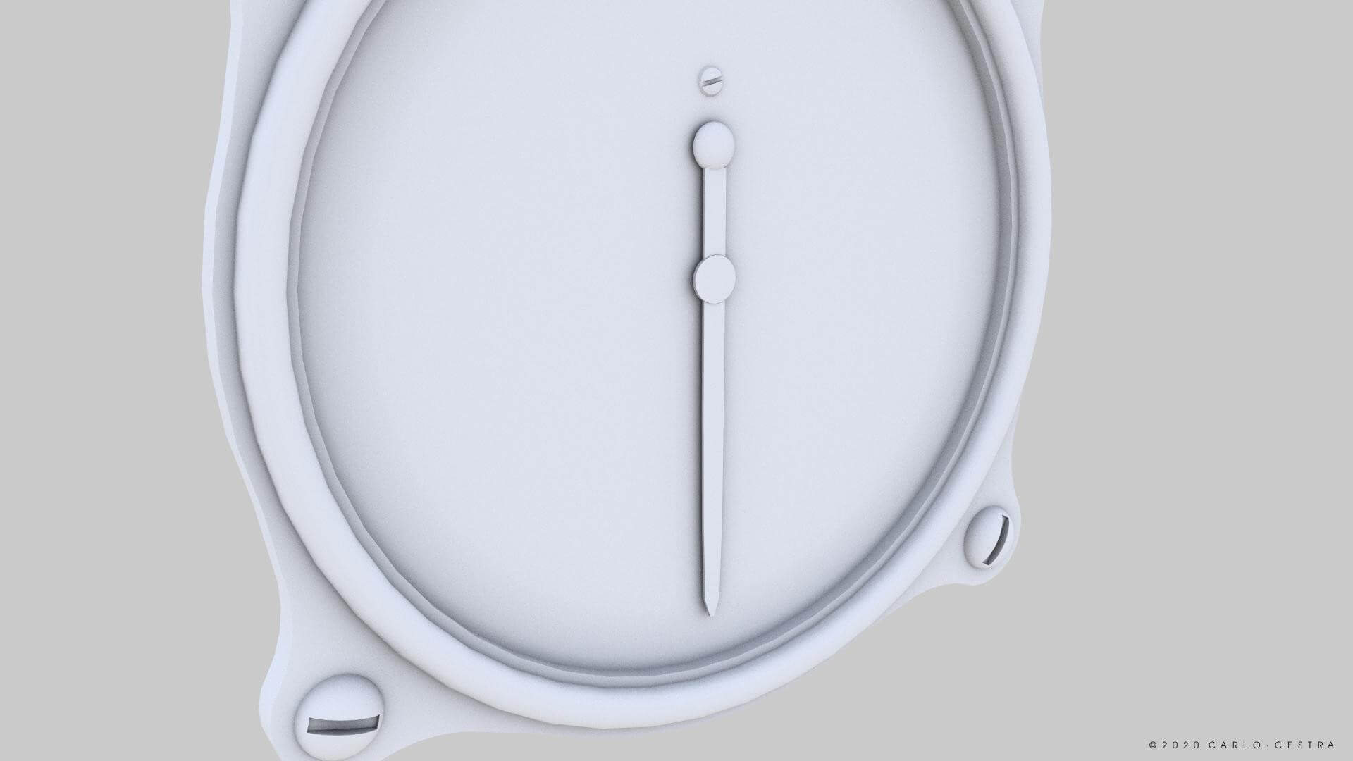 Japanese Tachometer - 3D Model by Carlo Cestra