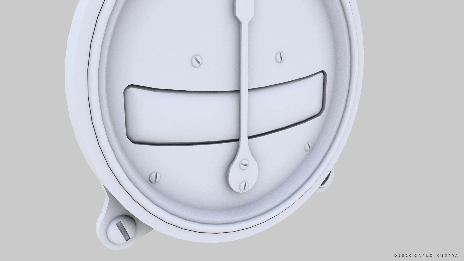 Japanese Turn and Bank Indicator - 3D Model by Carlo Cestra