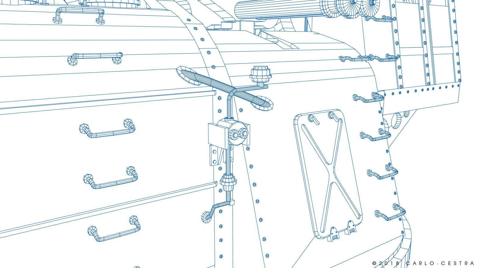 Japanese Type 89 AA gun - 3D Model by Carlo Cestra