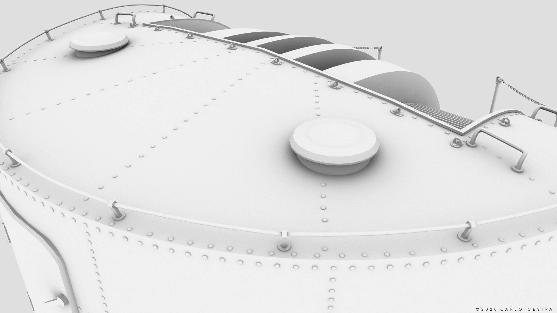 Japanese Type 96 AA Gun - 1945 3D Model by Carlo Cestra