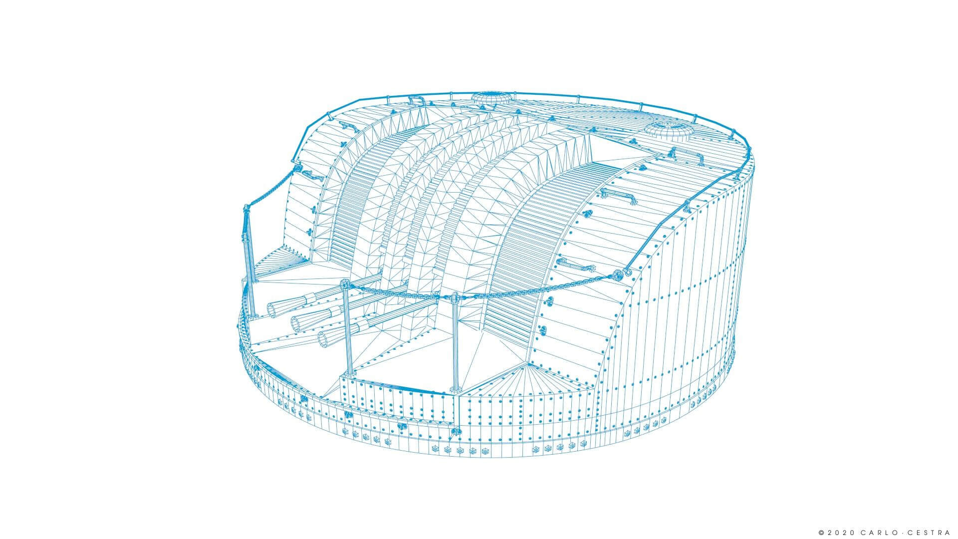 Japanese Type 96 AA Gun - 1945 3D Model by Carlo Cestra