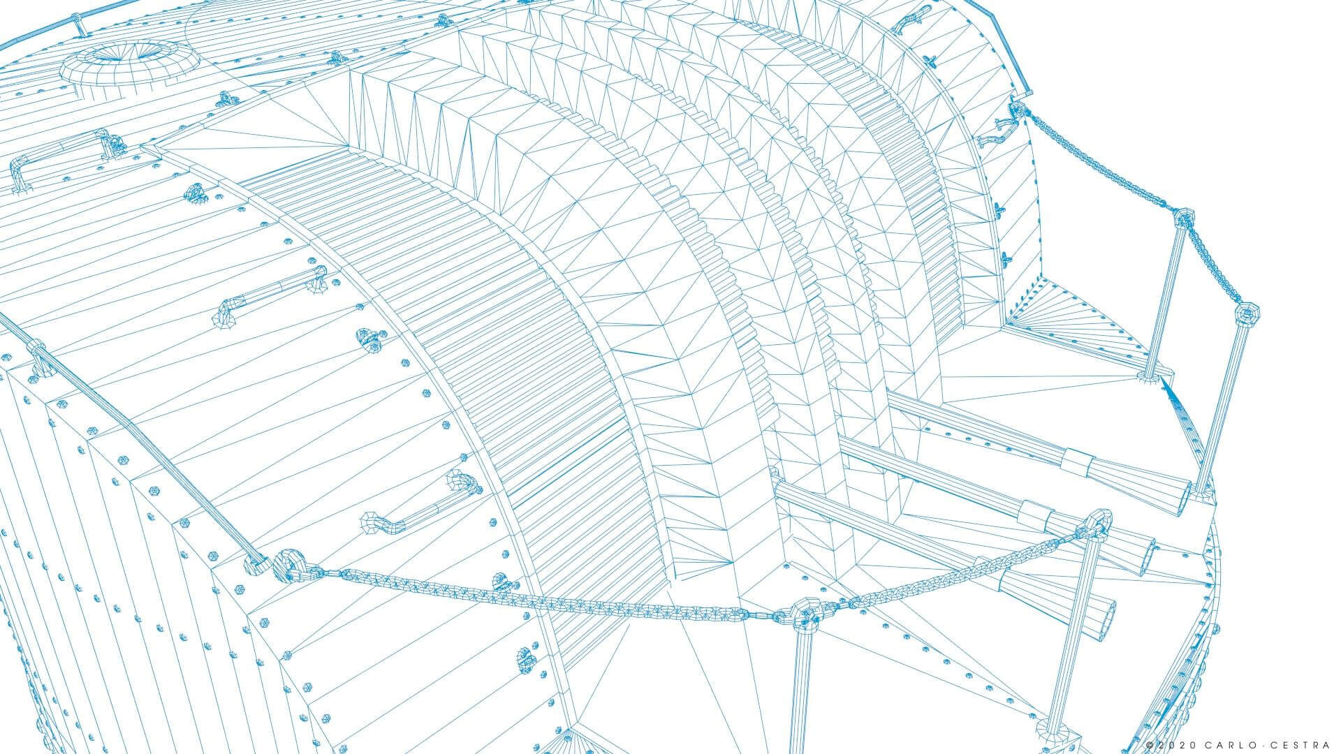 Japanese Type 96 AA Gun - 1945 3D Model by Carlo Cestra