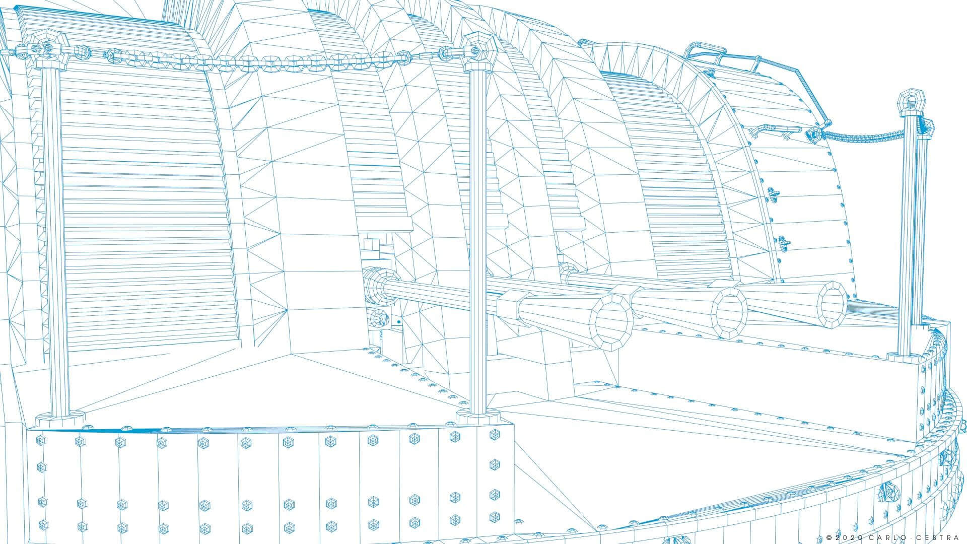 Japanese Type 96 AA Gun - 1945 3D Model by Carlo Cestra
