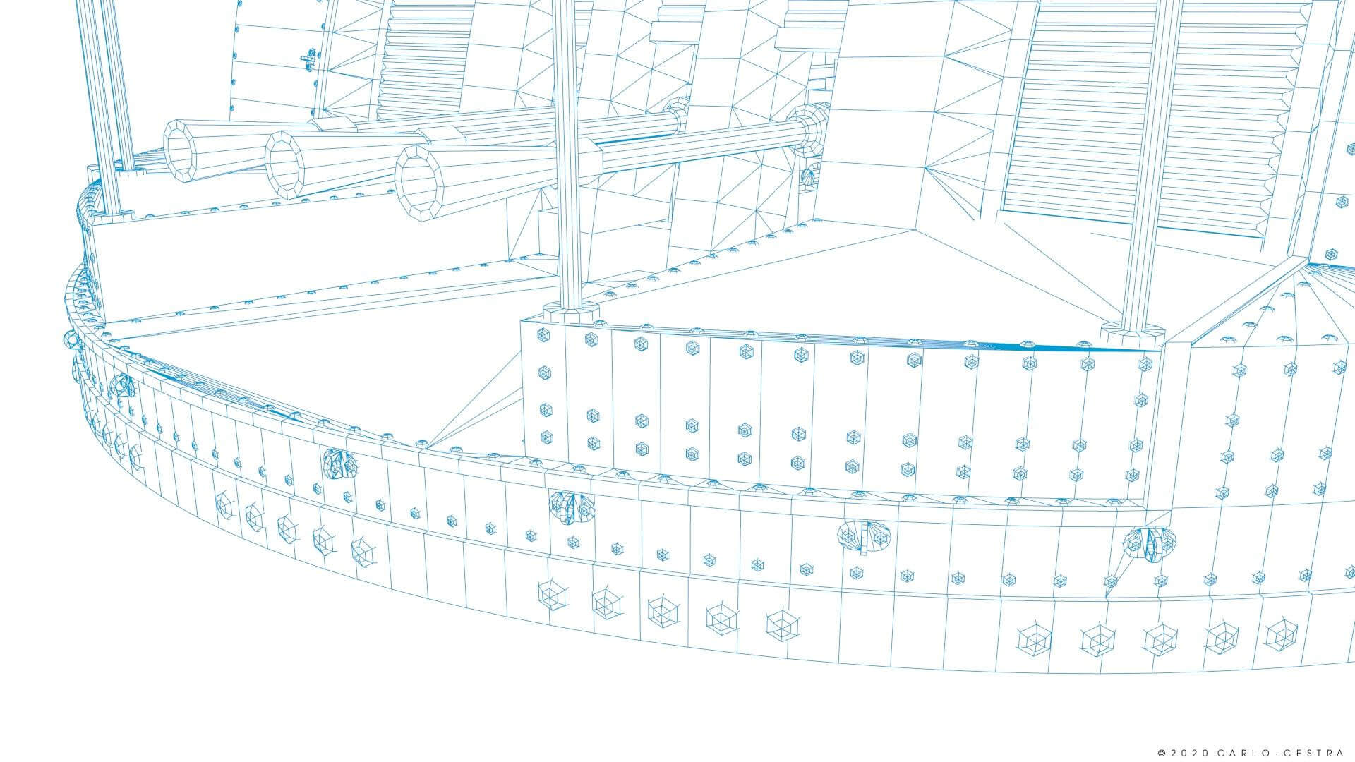 Japanese Type 96 AA Gun - 1945 3D Model by Carlo Cestra