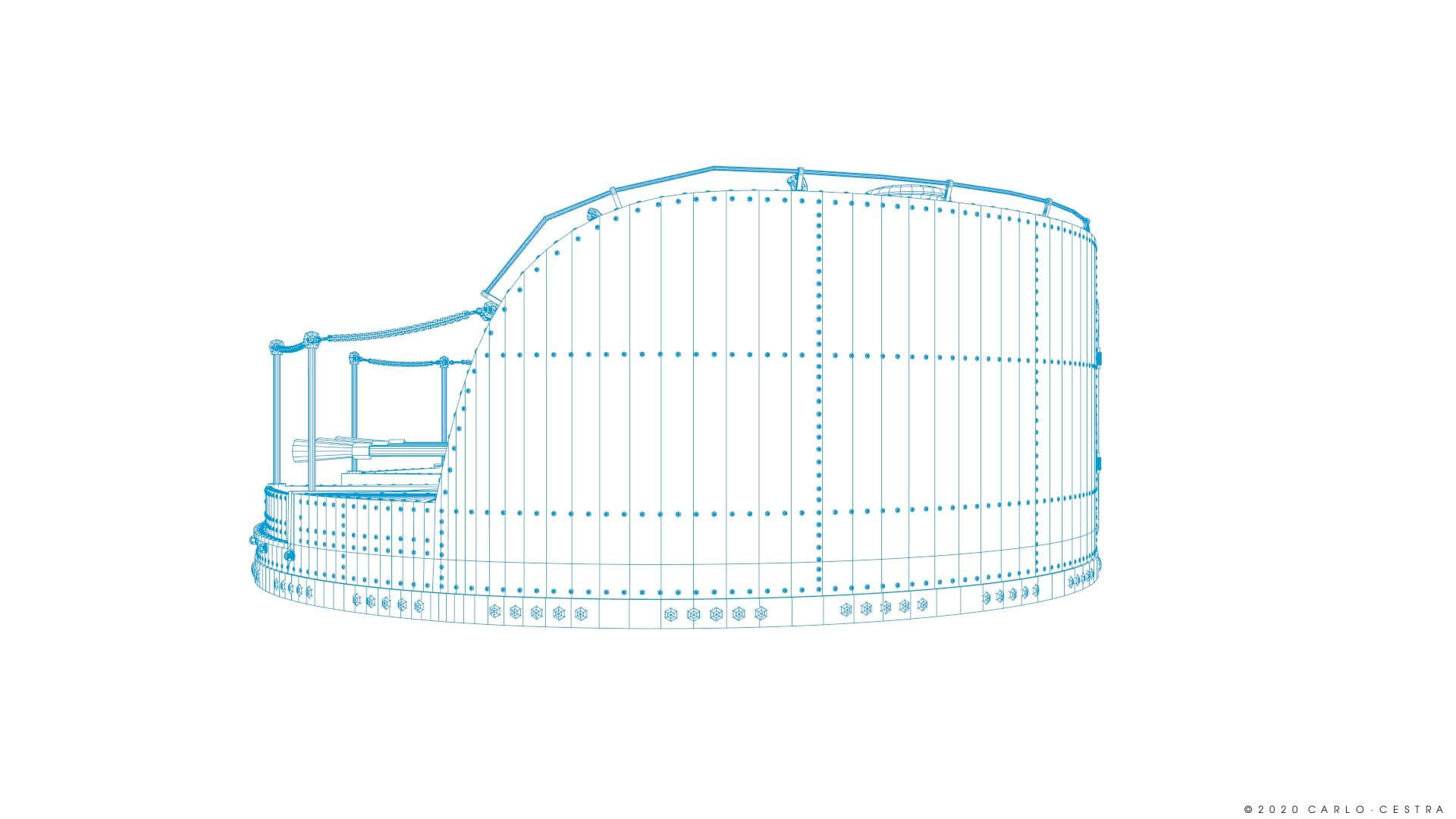 Japanese Type 96 AA Gun - 1945 3D Model by Carlo Cestra