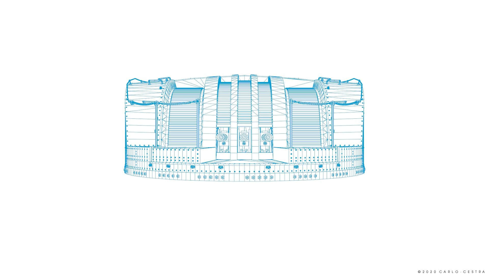 Japanese Type 96 AA Gun - 1945 3D Model by Carlo Cestra