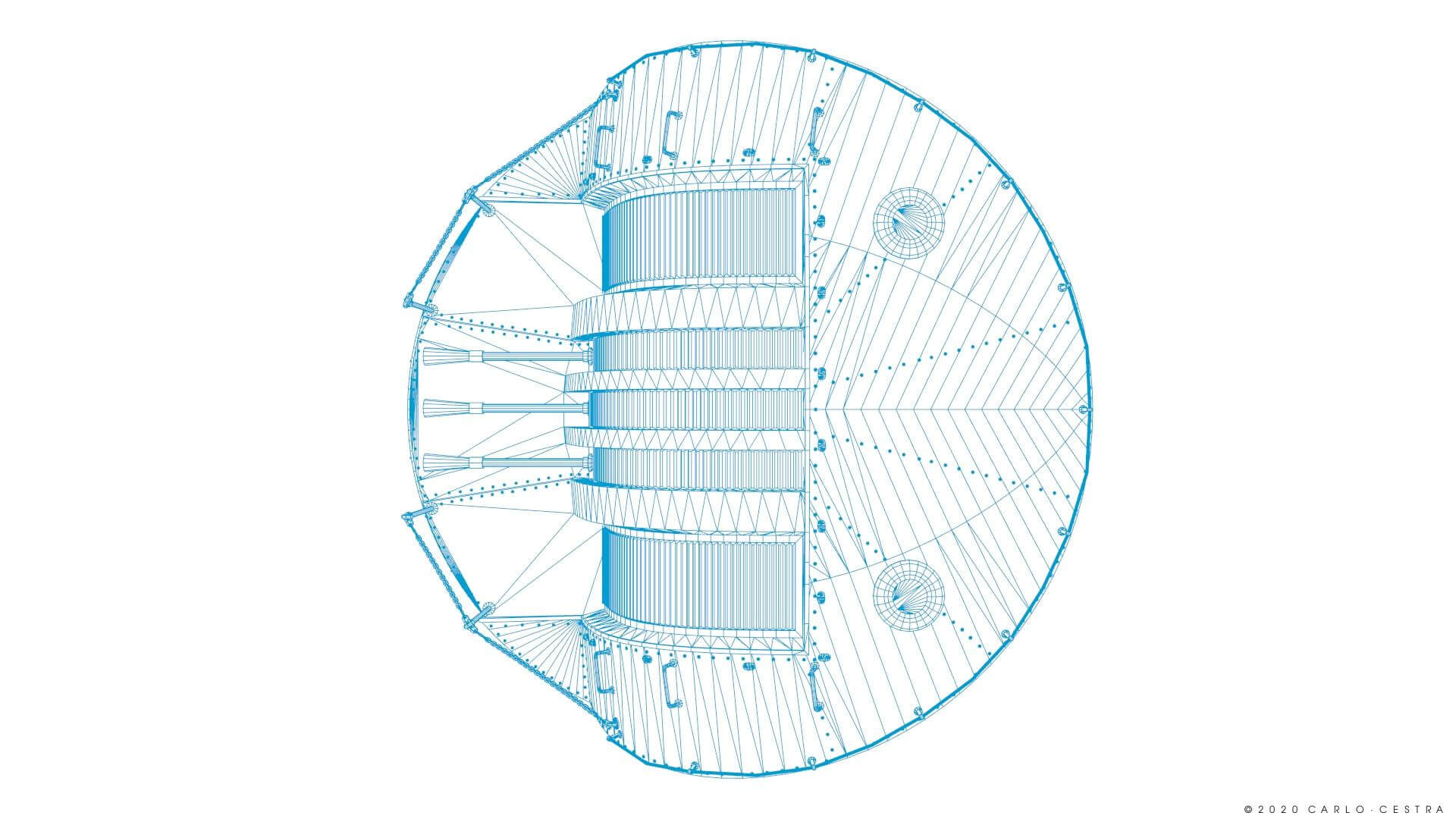 Japanese Type 96 AA Gun - 1945 3D Model by Carlo Cestra