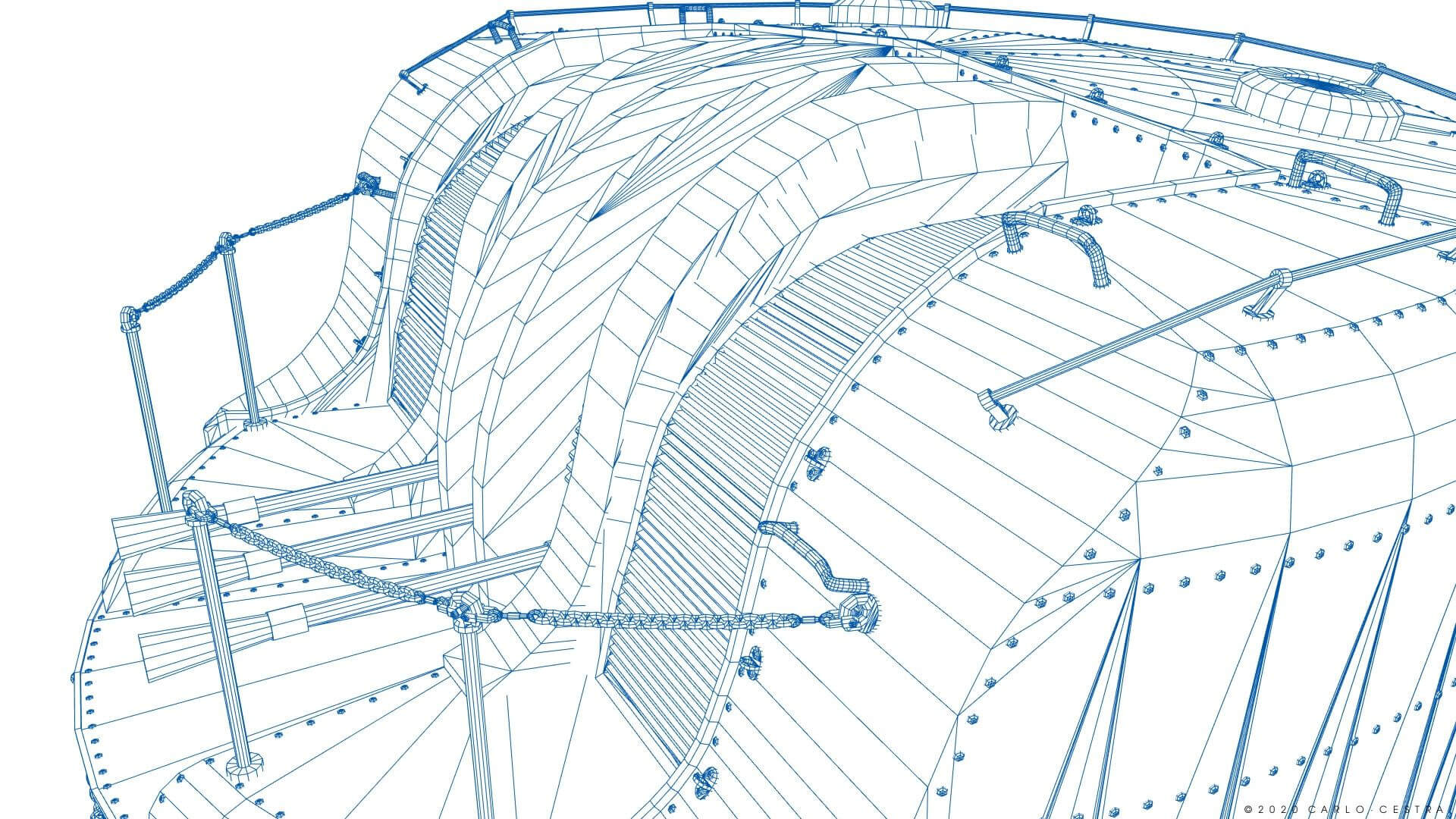 Japanese Type 96 AA Gun - 1941 3D Model by Carlo Cestra