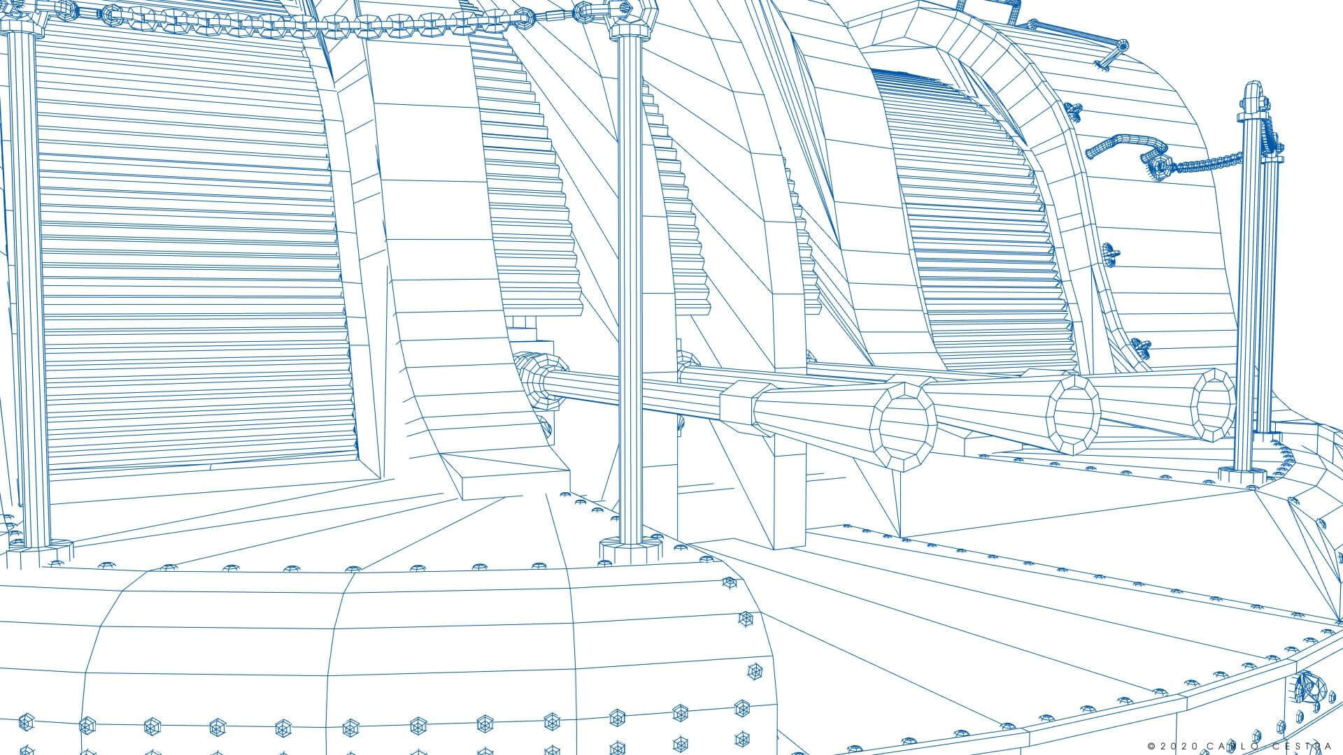 Japanese Type 96 AA Gun - 1941 3D Model by Carlo Cestra