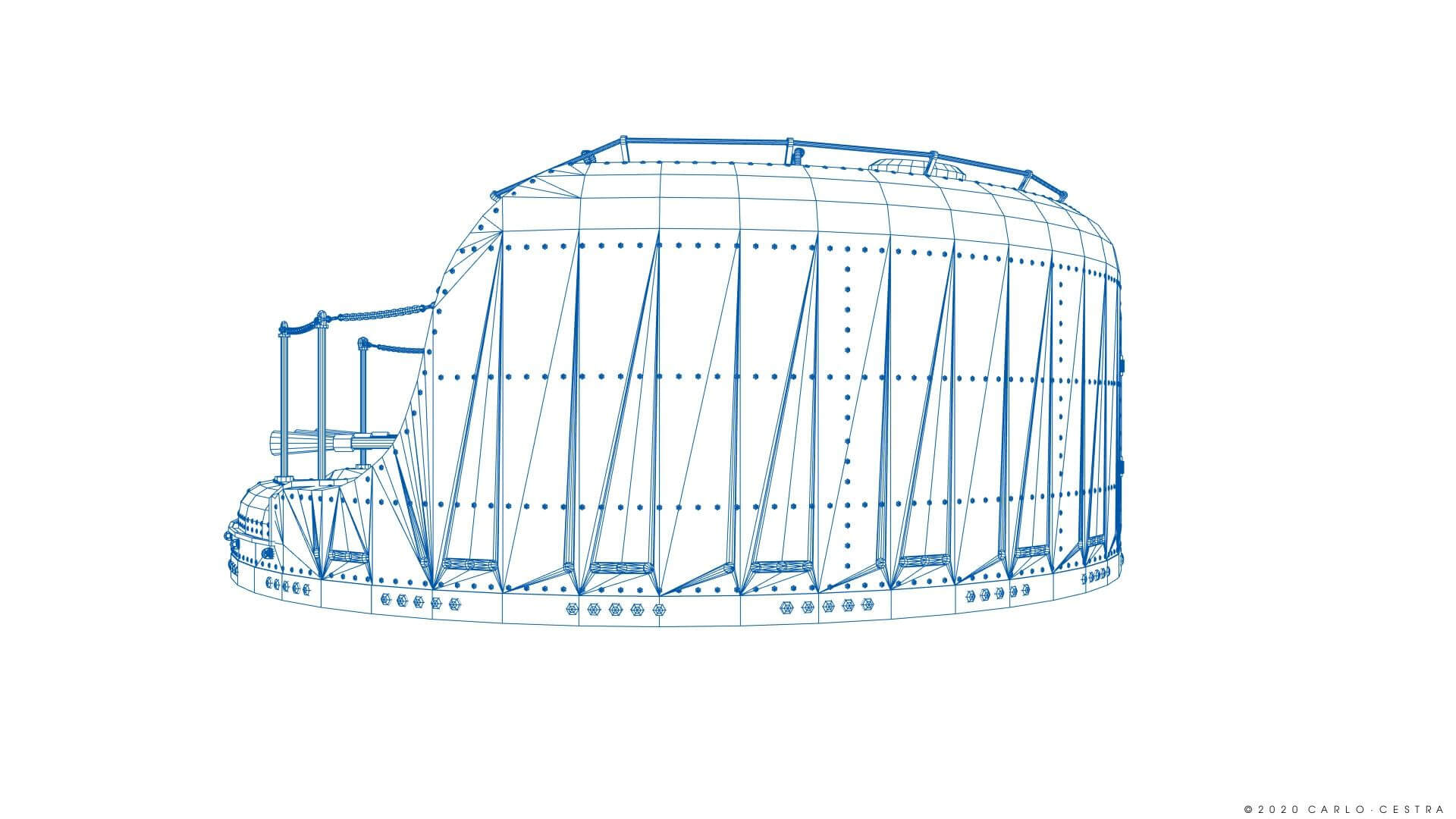 Japanese Type 96 AA Gun - 1941 3D Model by Carlo Cestra