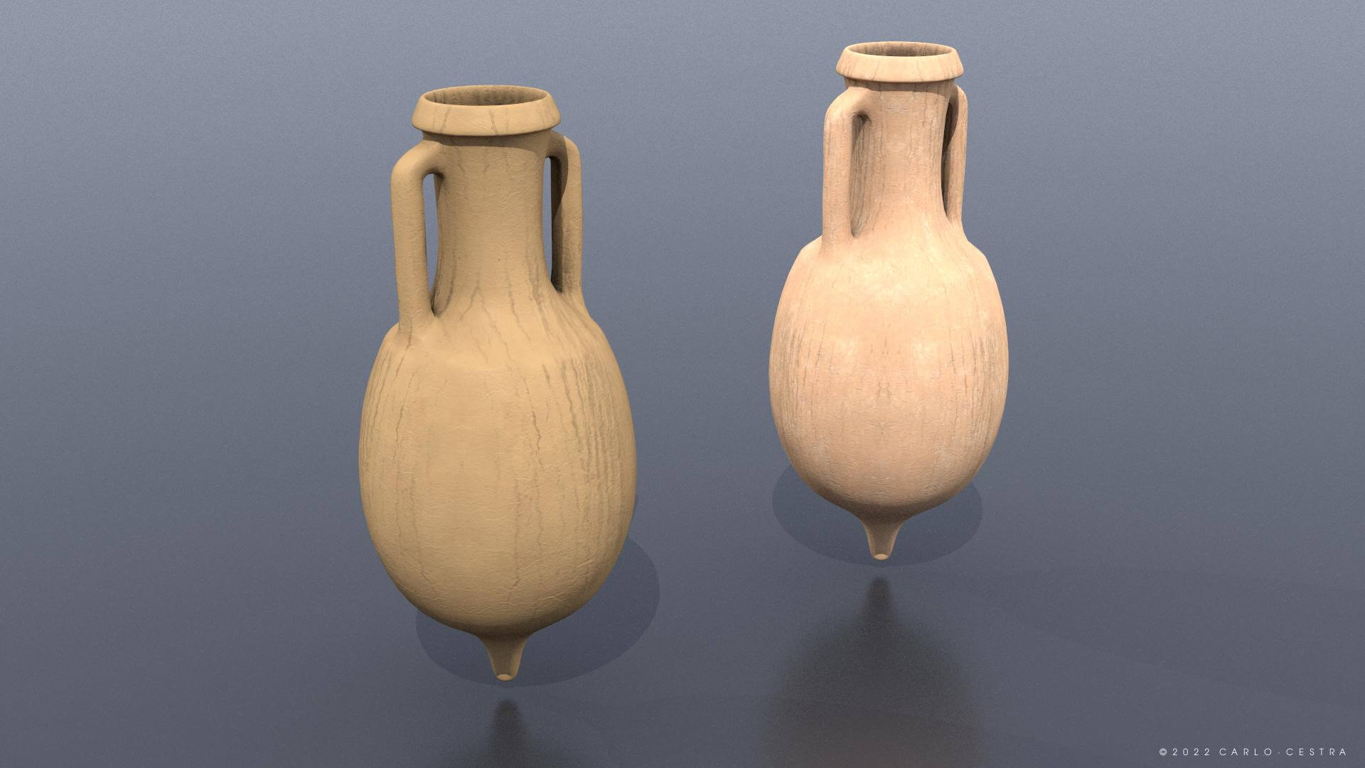 Lamboglia-2 Type Amphora 3D Model by Carlo Cestra