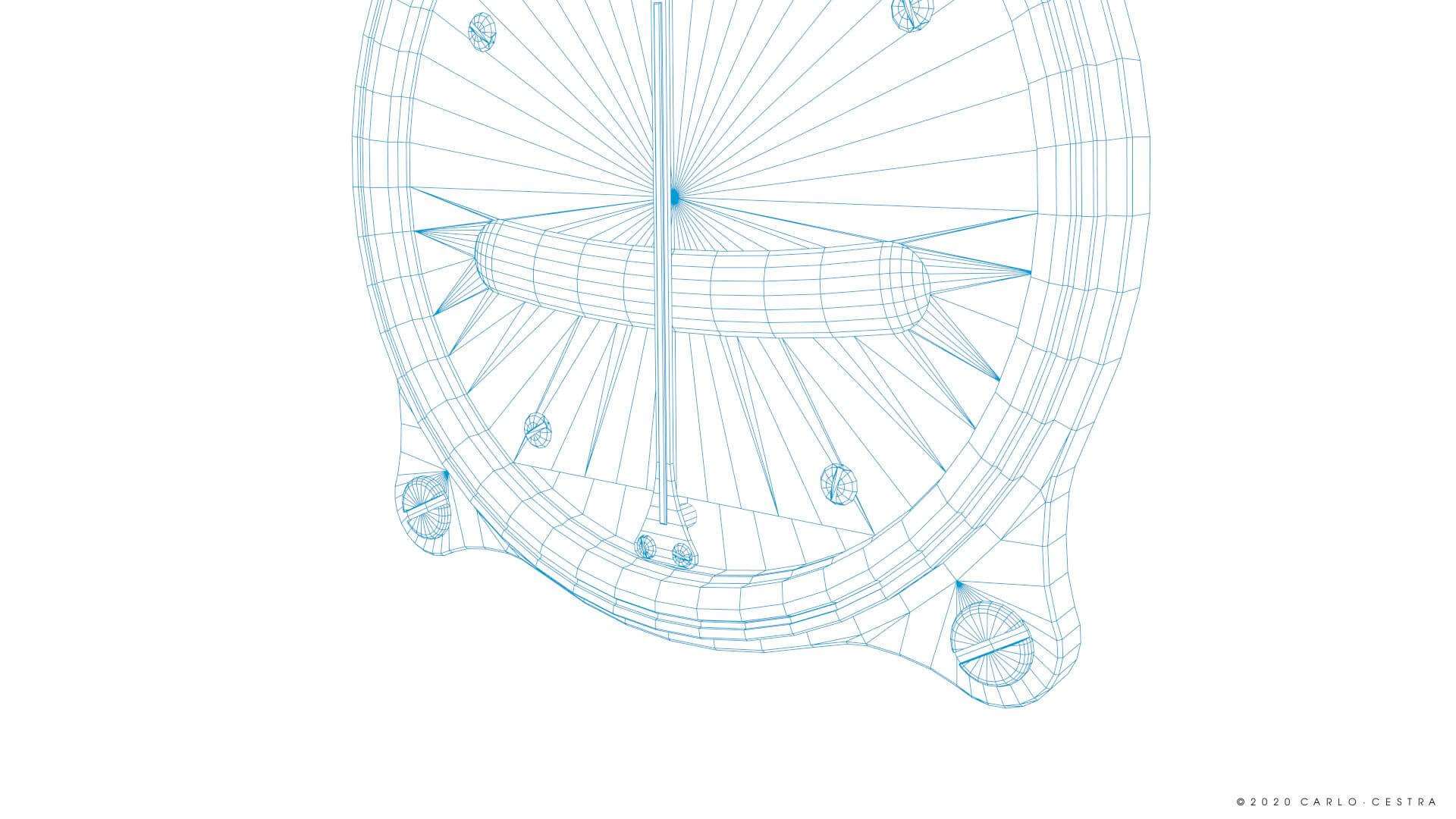 Luftwaffe Turn and Bank Indicator - 3D Model by Carlo Cestra