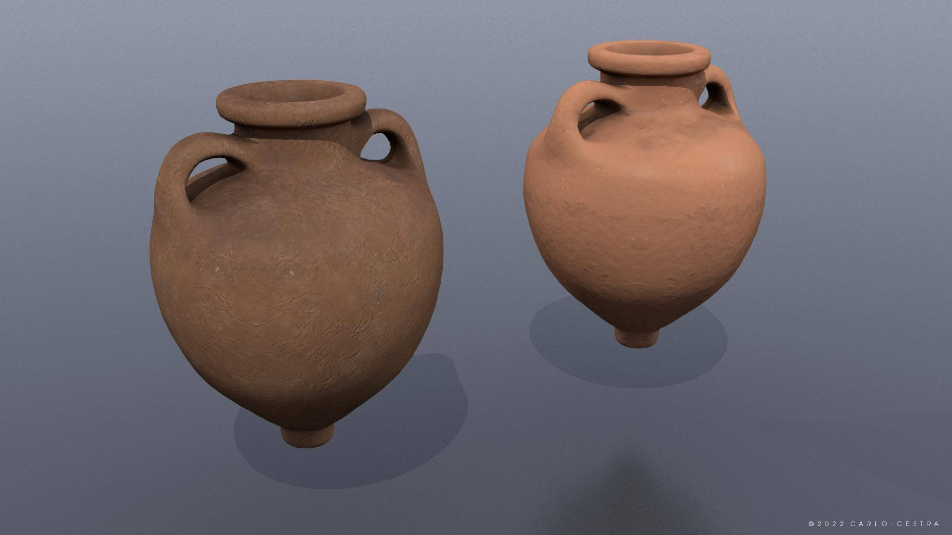 Massaliota Type Amphora - 3D Model by Carlo Cestra