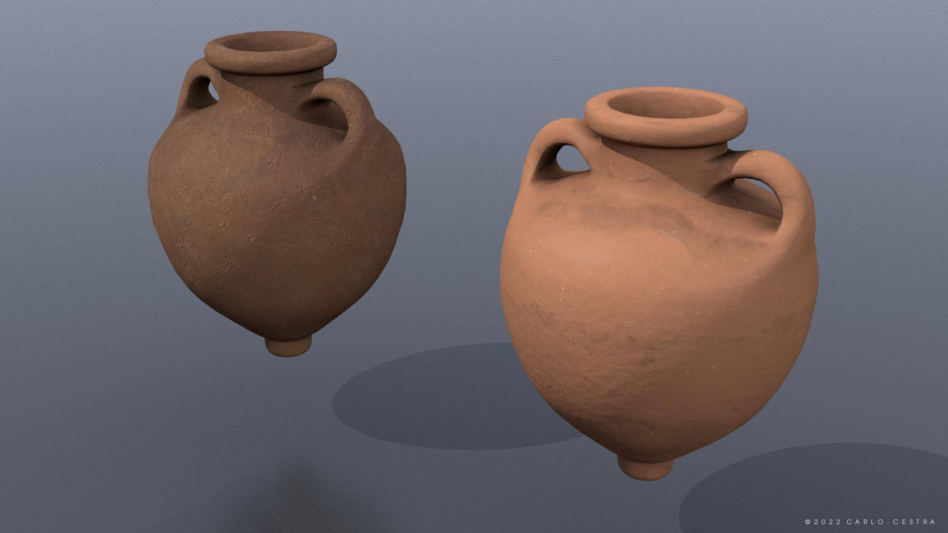 Massaliota Type Amphora - 3D Model by Carlo Cestra
