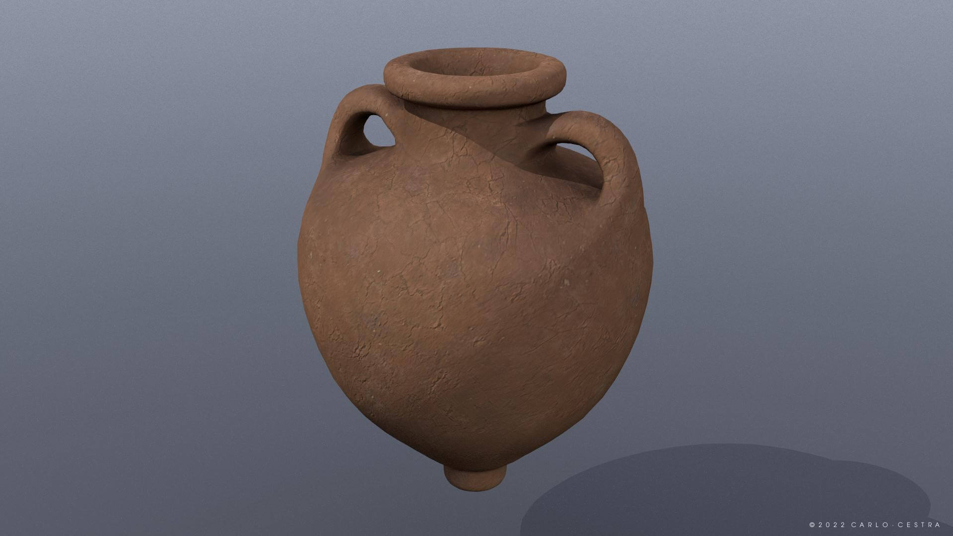 Massaliota Type Amphora - 3D Model by Carlo Cestra