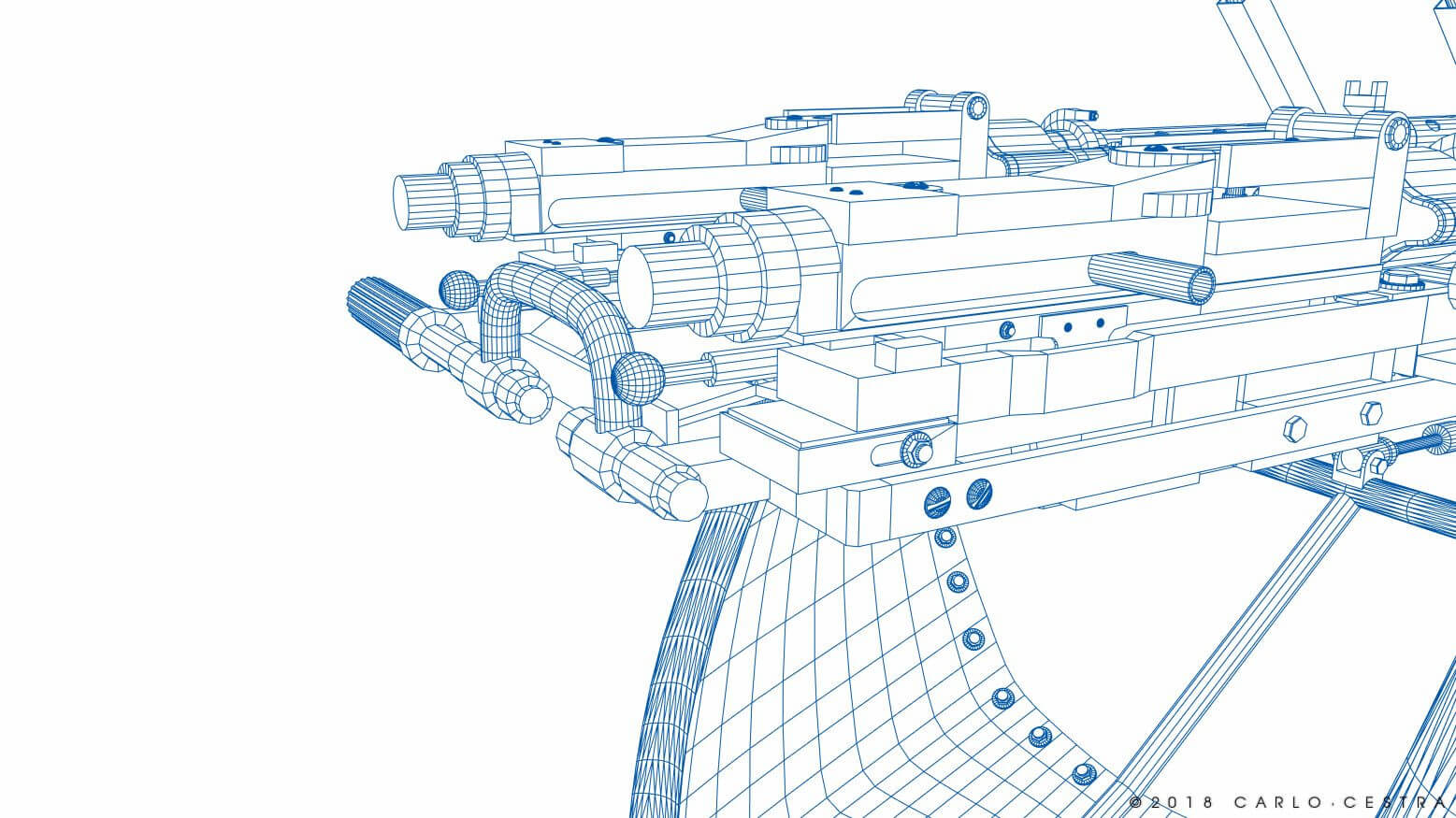 MG34 Zwillingsockel36 - 3D Model by Carlo Cestra