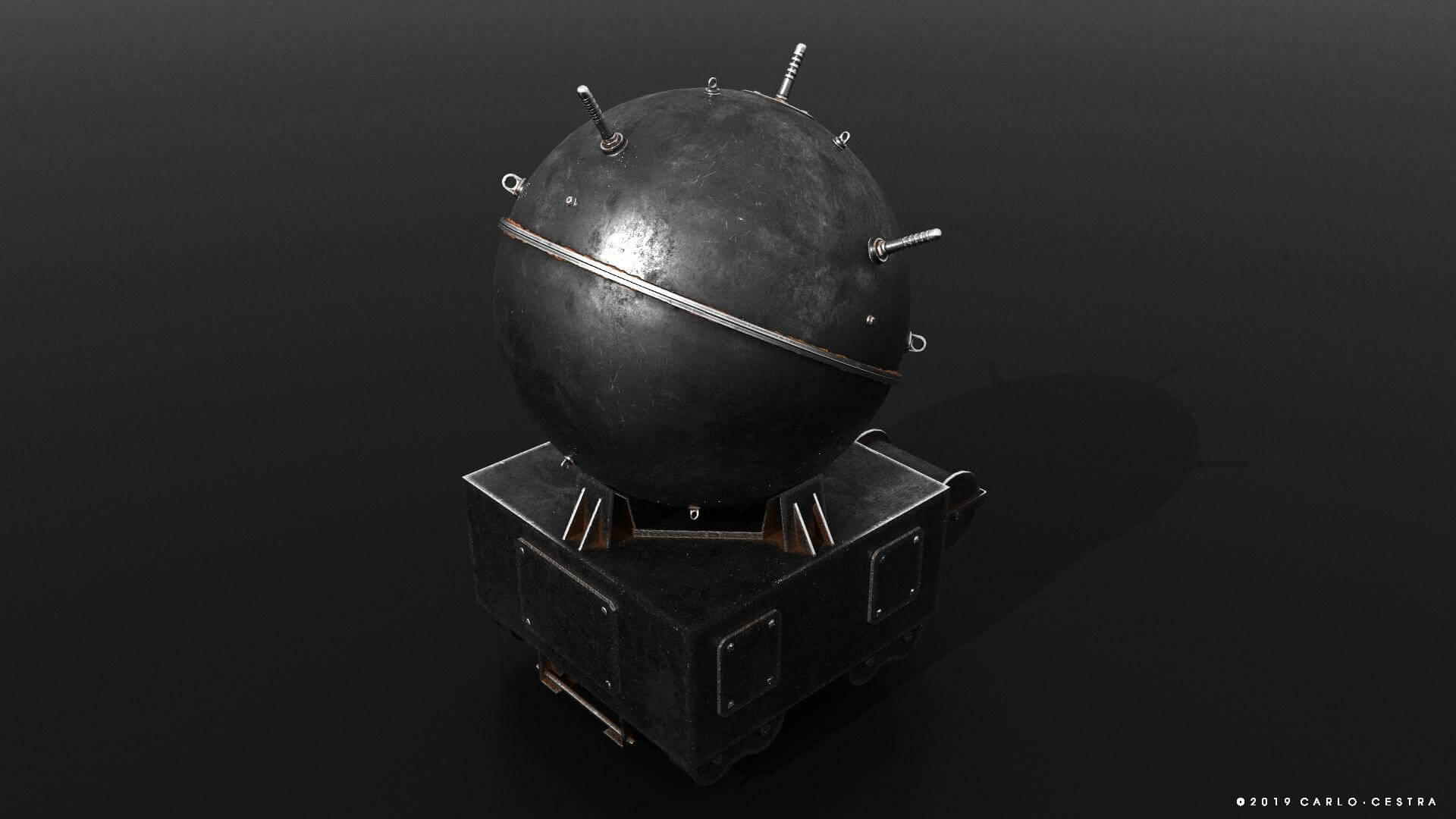 Naval Mine - 3D Model by Carlo Cestra