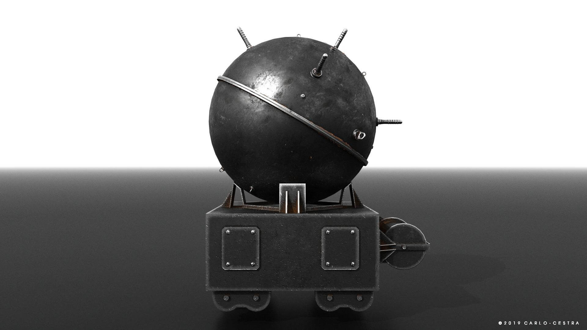 Naval Mine - 3D Model by Carlo Cestra