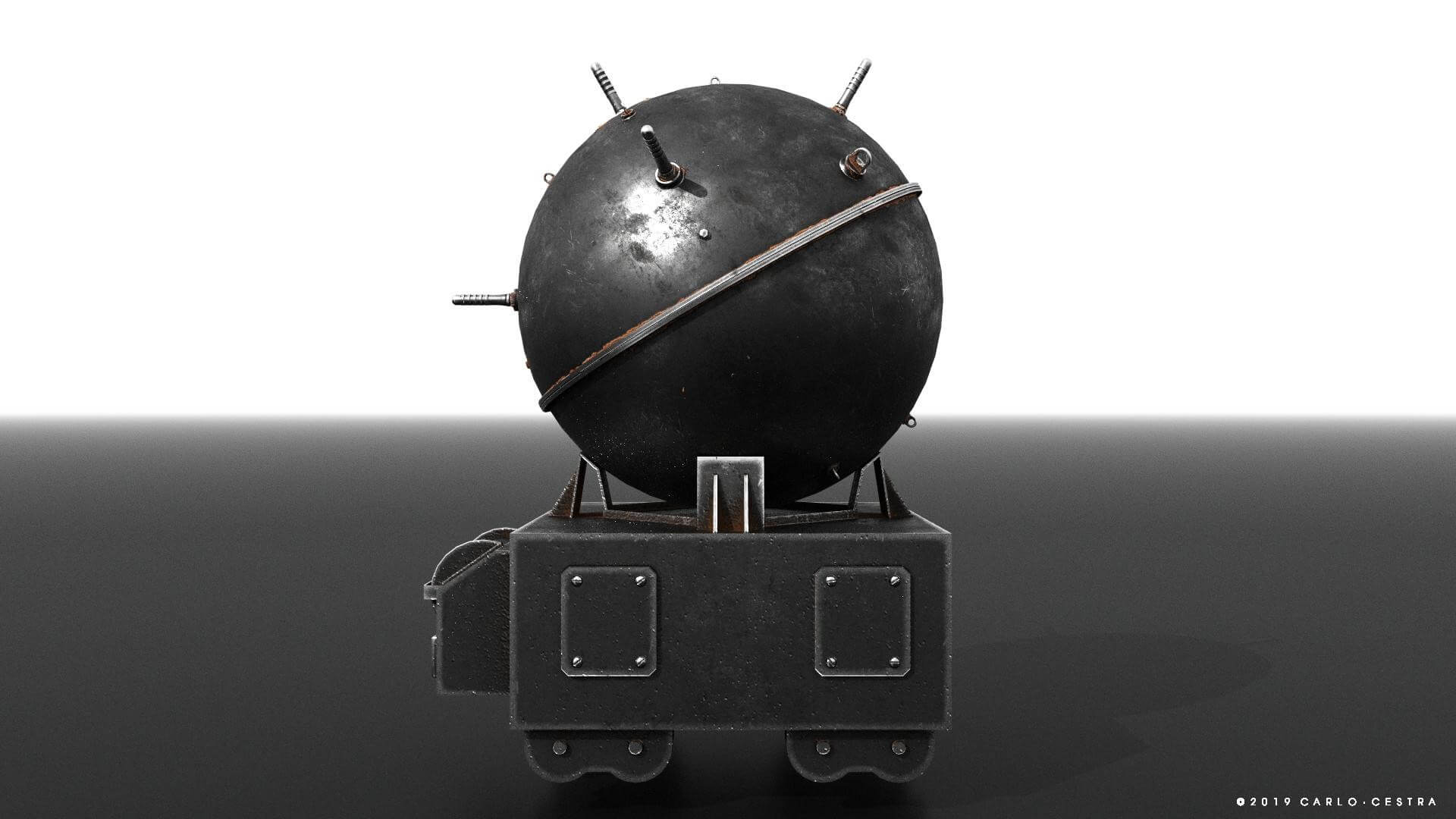 Naval Mine - 3D Model by Carlo Cestra