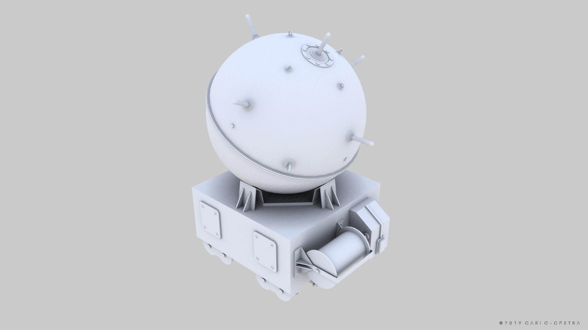 Naval Mine - 3D Model by Carlo Cestra