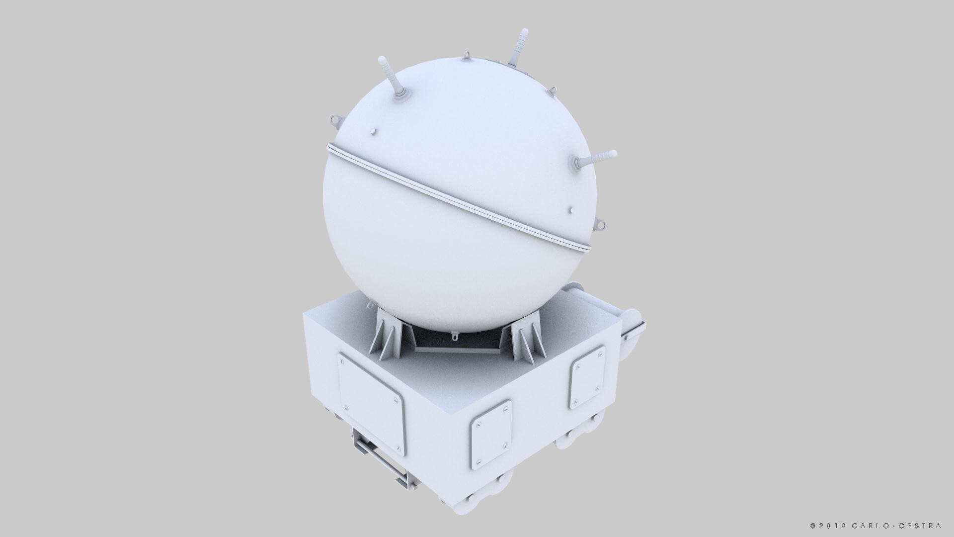 Naval Mine - 3D Model by Carlo Cestra