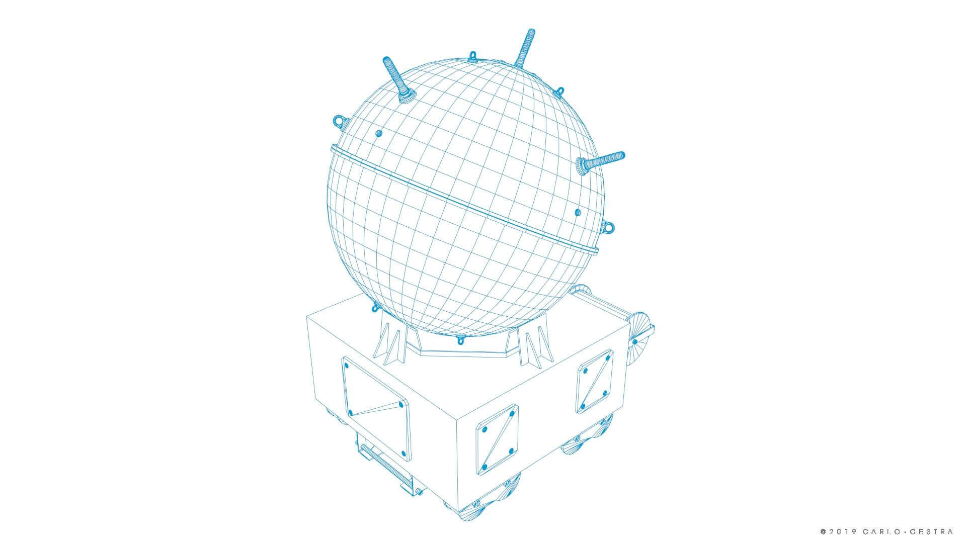 Naval Mine - 3D Model by Carlo Cestra