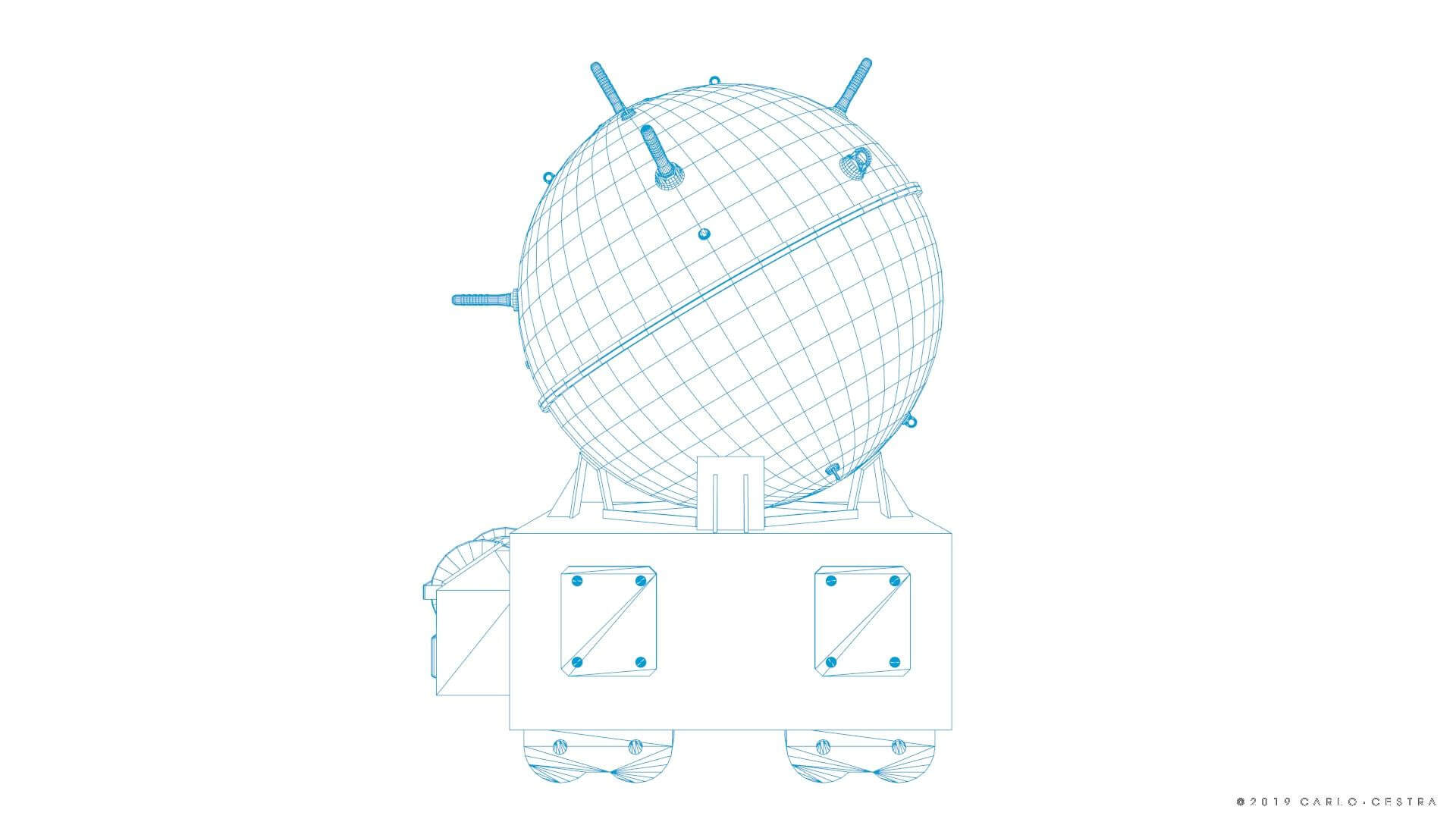 Naval Mine - 3D Model by Carlo Cestra