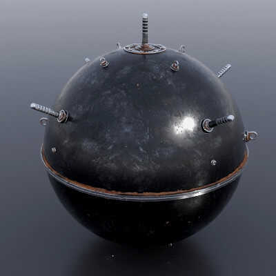 Naval Mine - 3D Model by Carlo Cestra