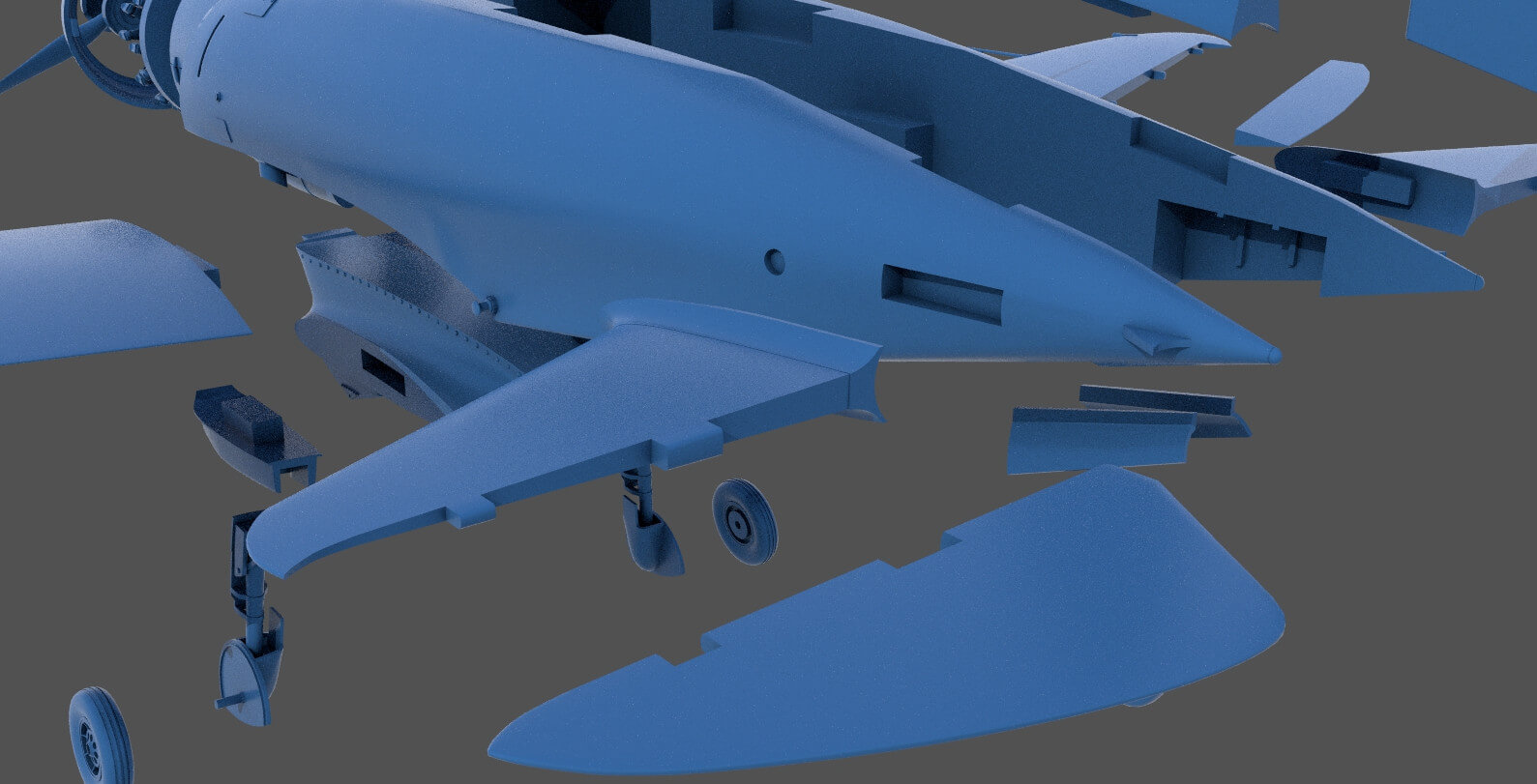 Re2000 Falco I - 1-32 Scale 3D Model by Carlo Cestra