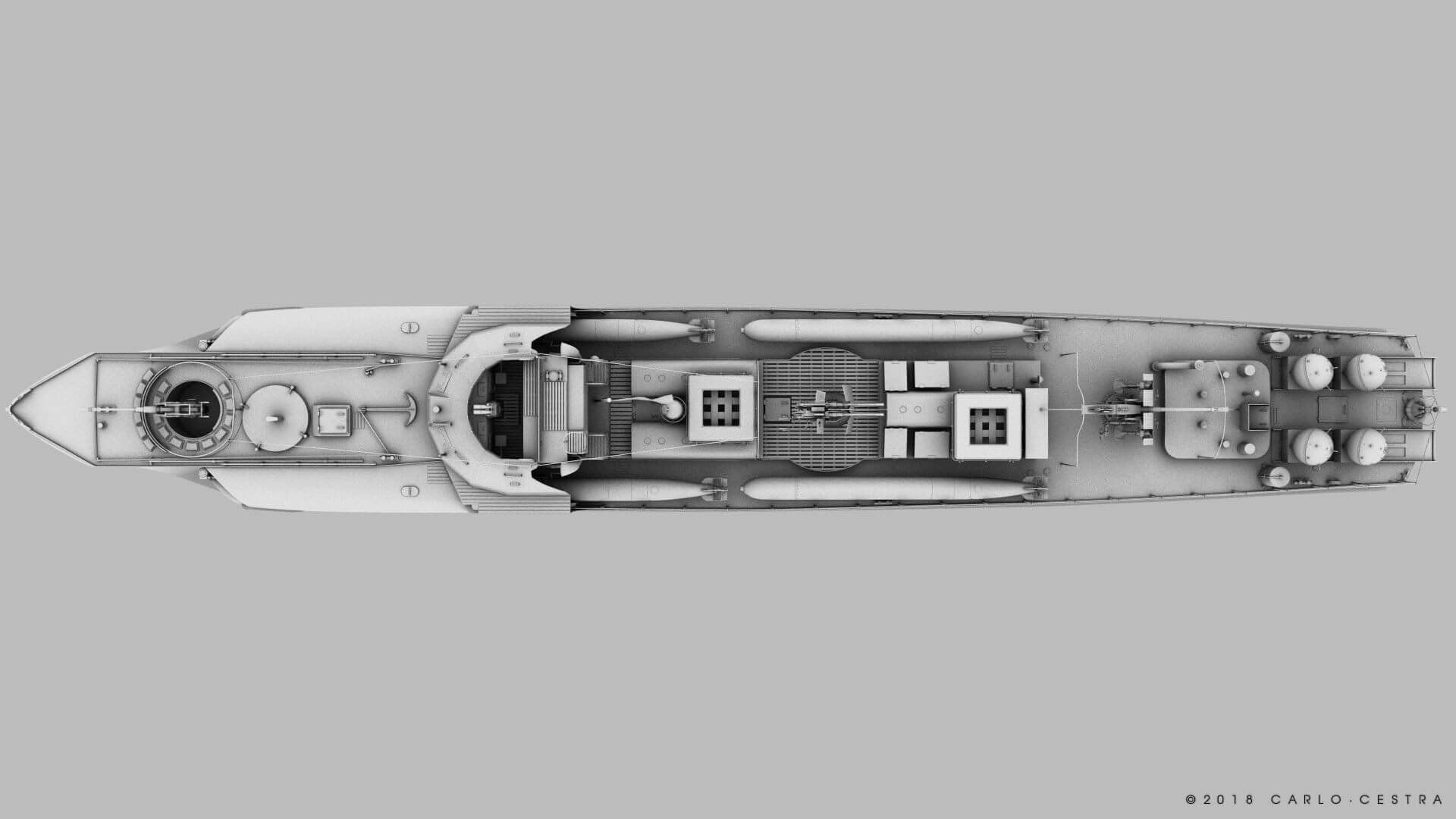 Schnellboot S100 - 3D Model by Carlo Cestra