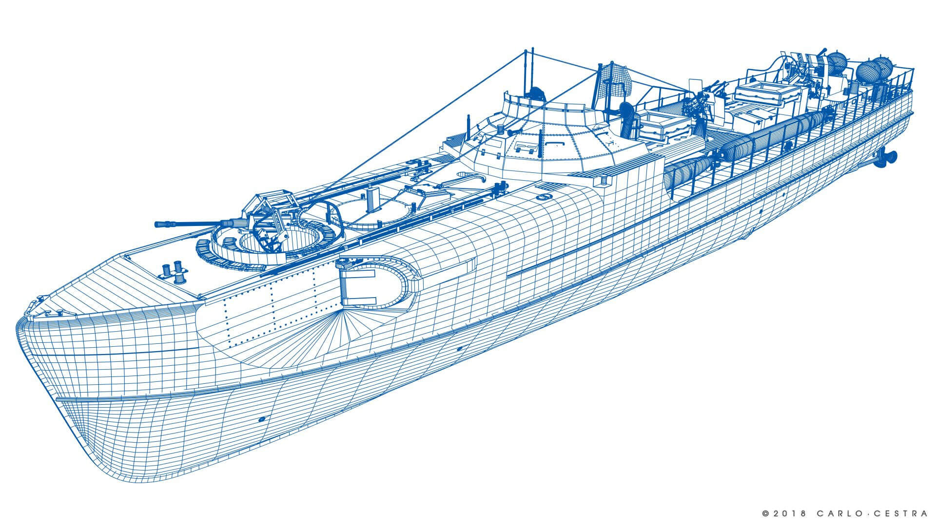 Schnellboot S100 - 3D Model by Carlo Cestra