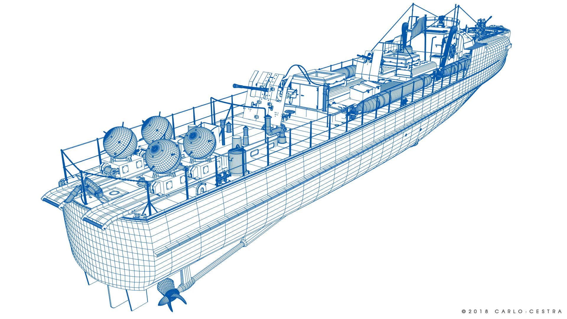Schnellboot S100 - 3D Model by Carlo Cestra