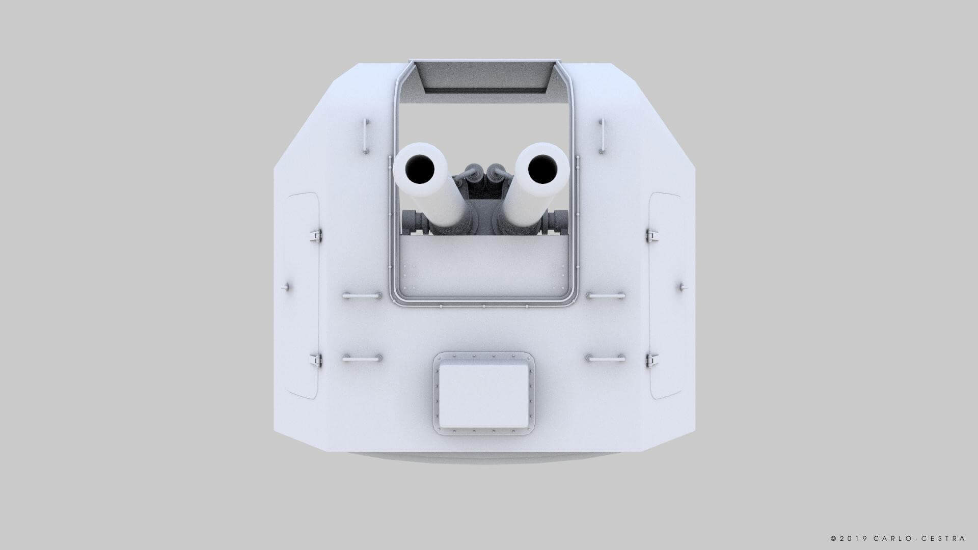 Skoda 10 Cm K10 - OTO 100-47 3D Model by Carlo Cestra