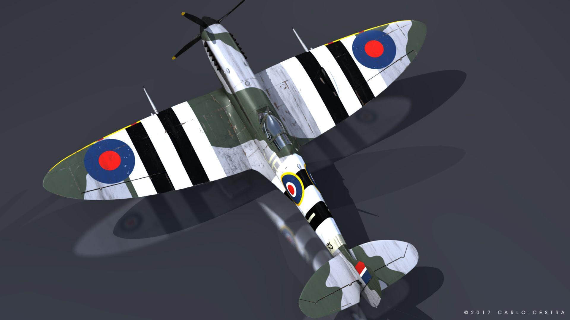 Supermarine Spitfire MK IXC - 3D Model by Carlo Cestra