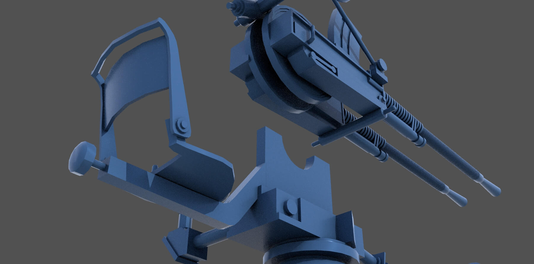 Type 93 Shiki Twin Gun 1/100 Scale - 3D Model by Carlo Cestra