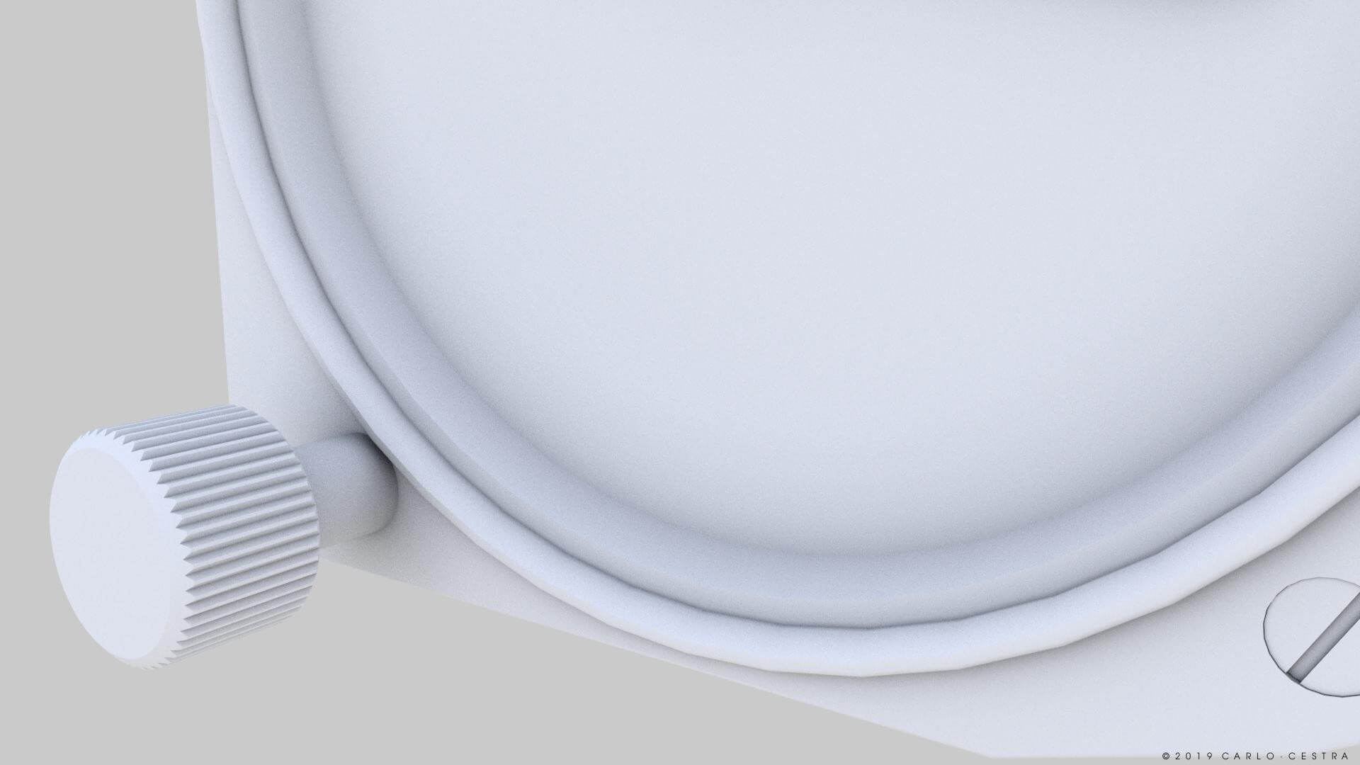 US Accelerometer Gauge - 3D Model by Carlo Cestra