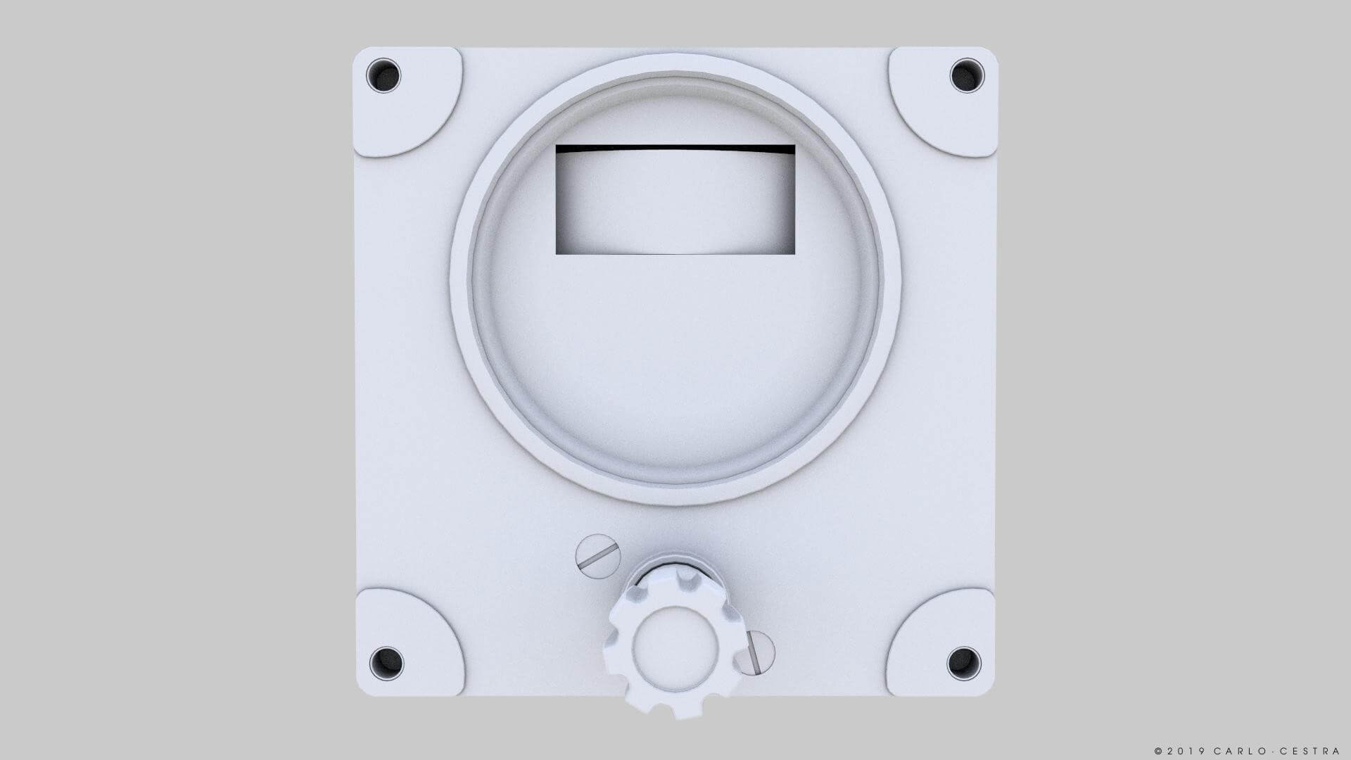 US Directional Gyro Gauge - 3D Model by Carlo Cestra