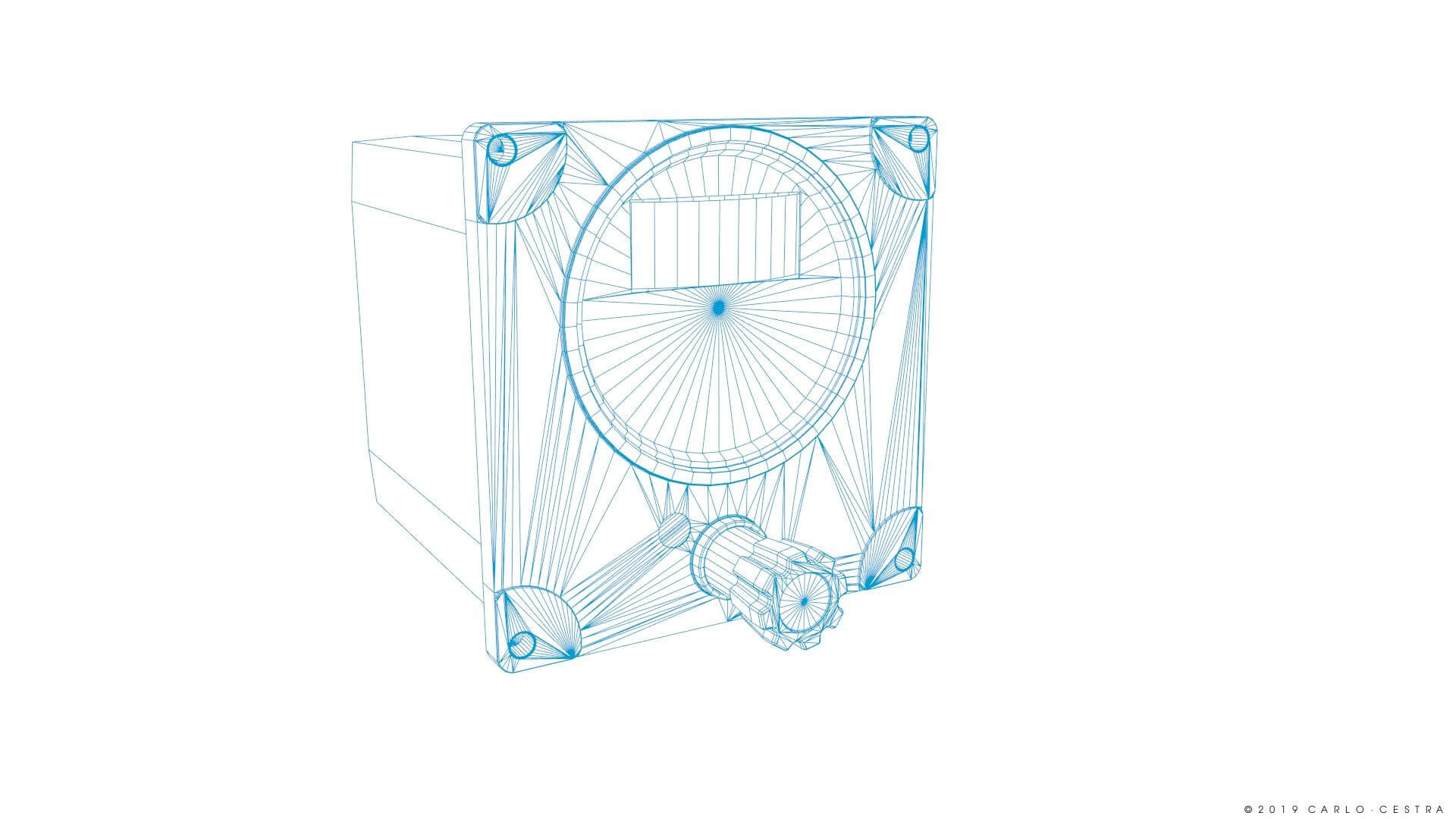 US Directional Gyro Gauge - 3D Model by Carlo Cestra