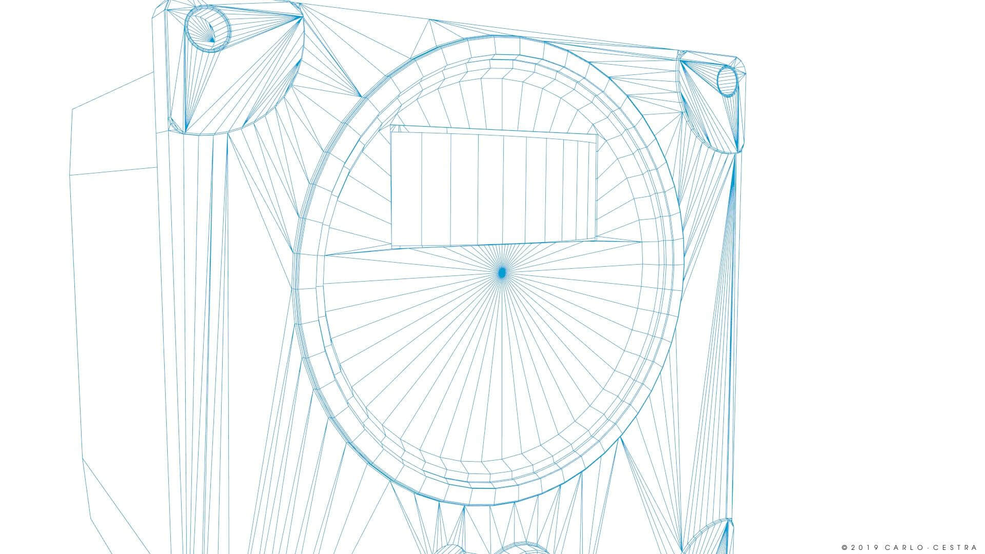 US Directional Gyro Gauge - 3D Model by Carlo Cestra