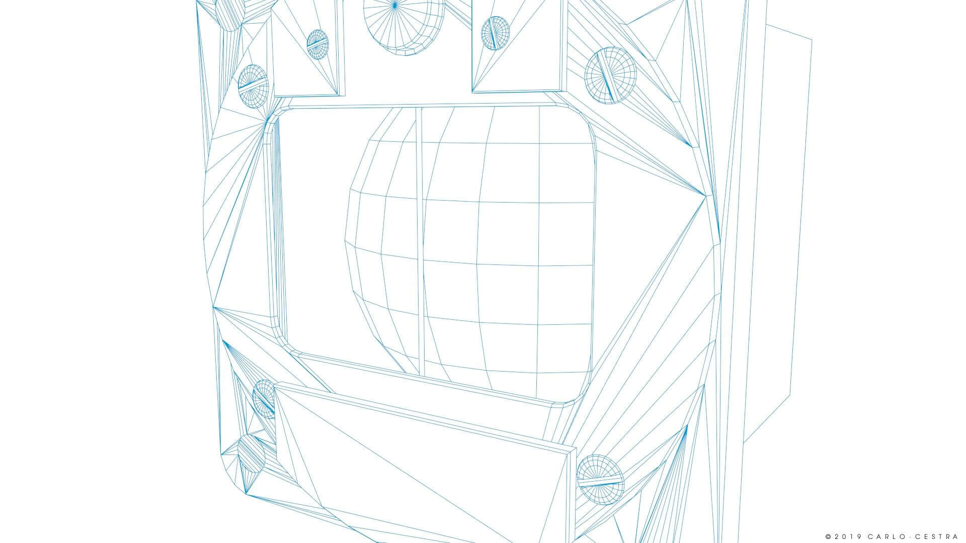 US Magnetic Compass - 3D Model by Carlo Cestra