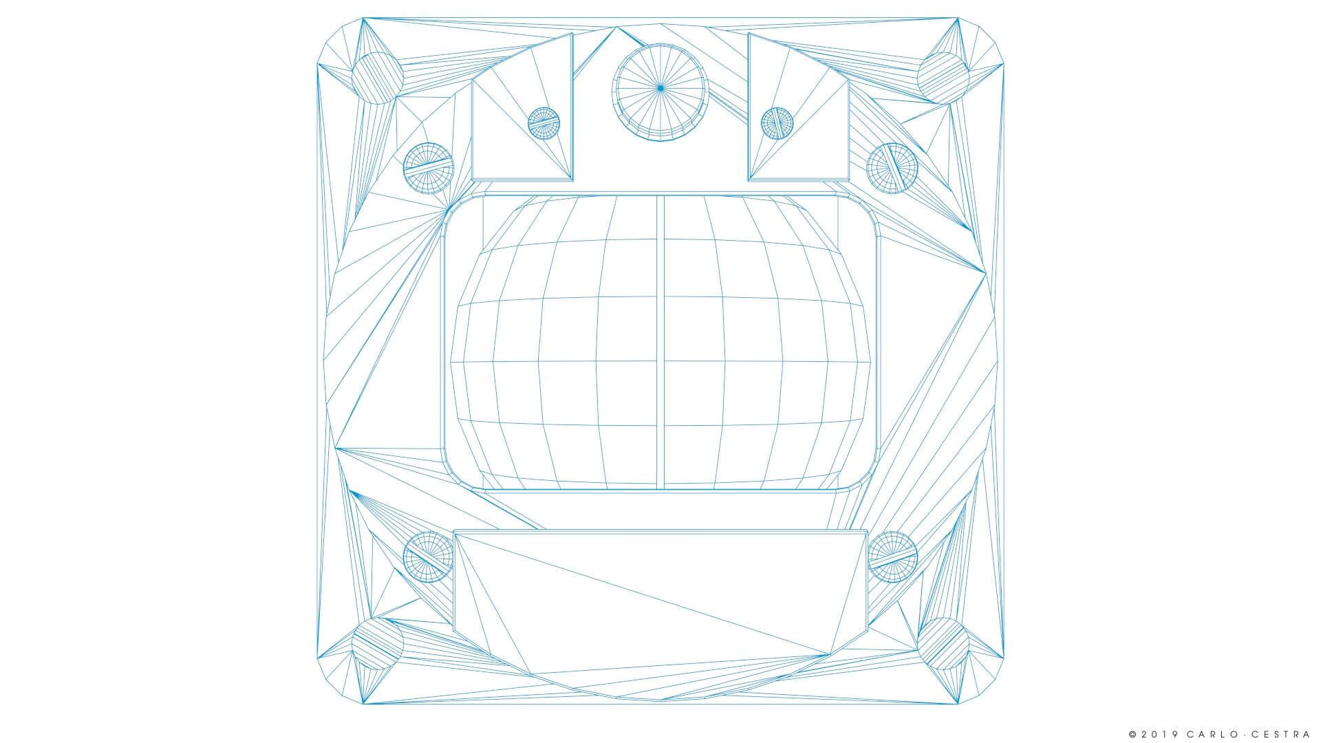 US Magnetic Compass - 3D Model by Carlo Cestra